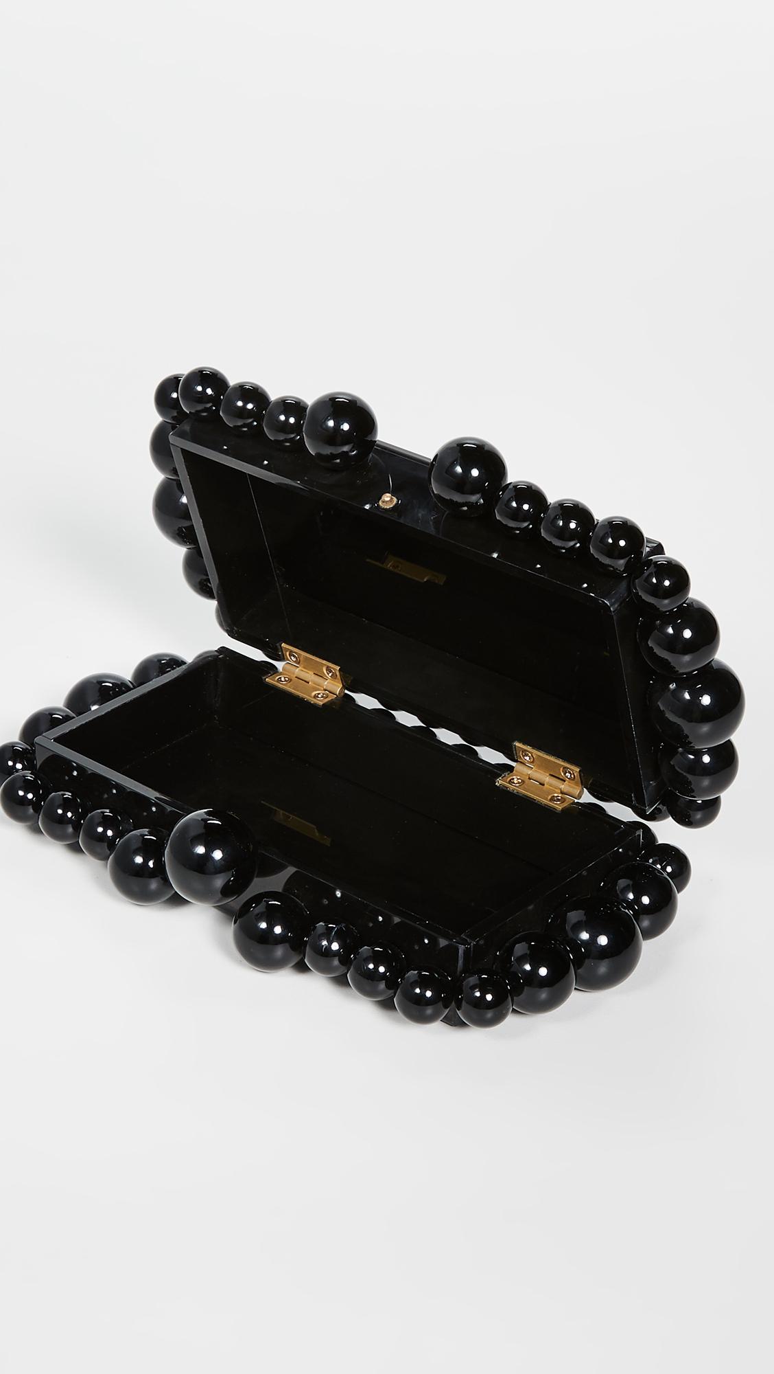 Cult Gaia Eos Box Clutch in Black - Lyst