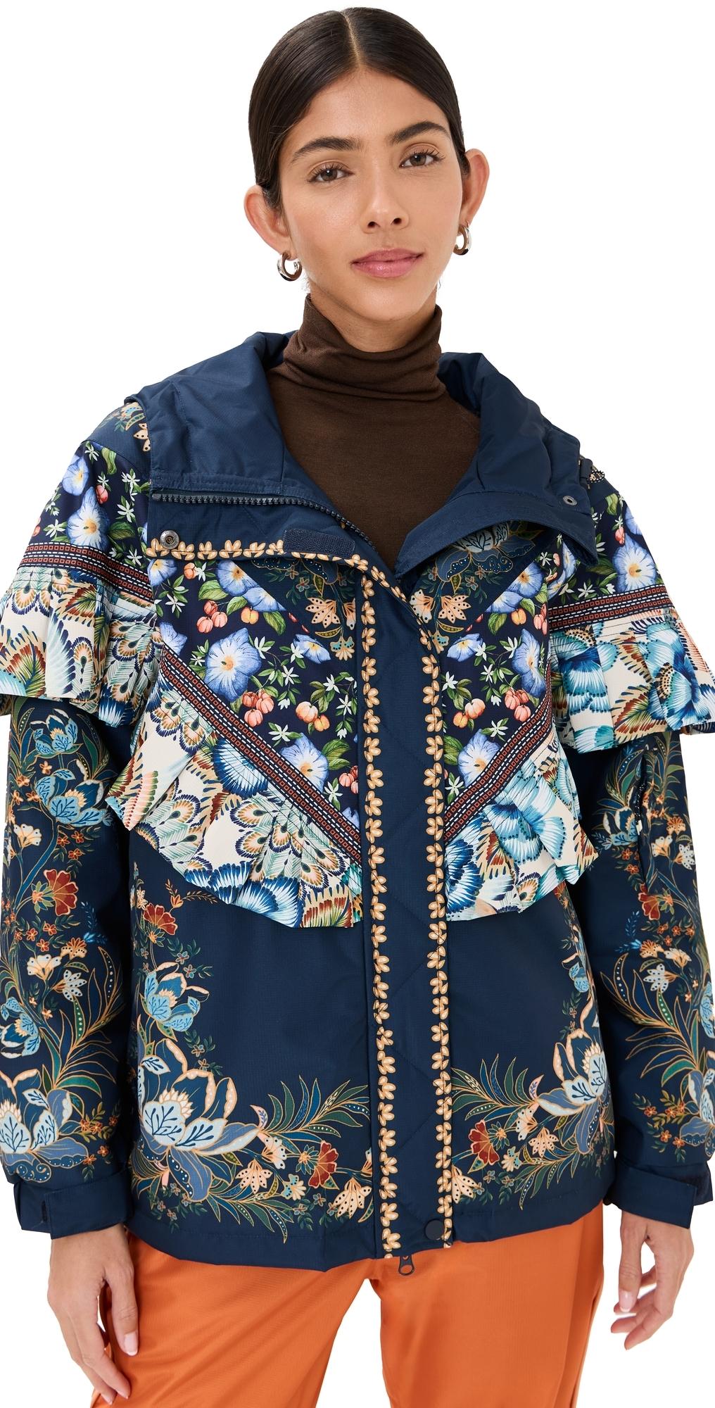 FARM Rio Ruffe Ki Jacket Bue X in Blue | Lyst
