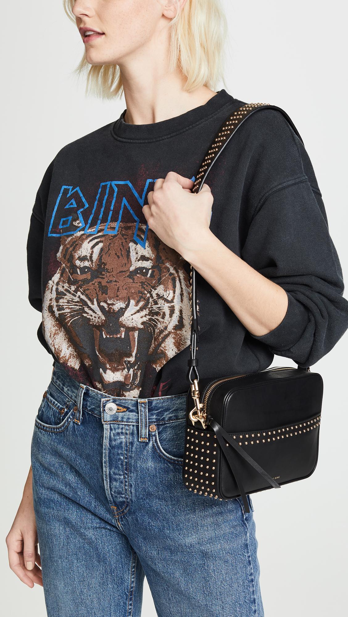 Anine Bing Alice Leather Shoulder Bag Bloomingdale's