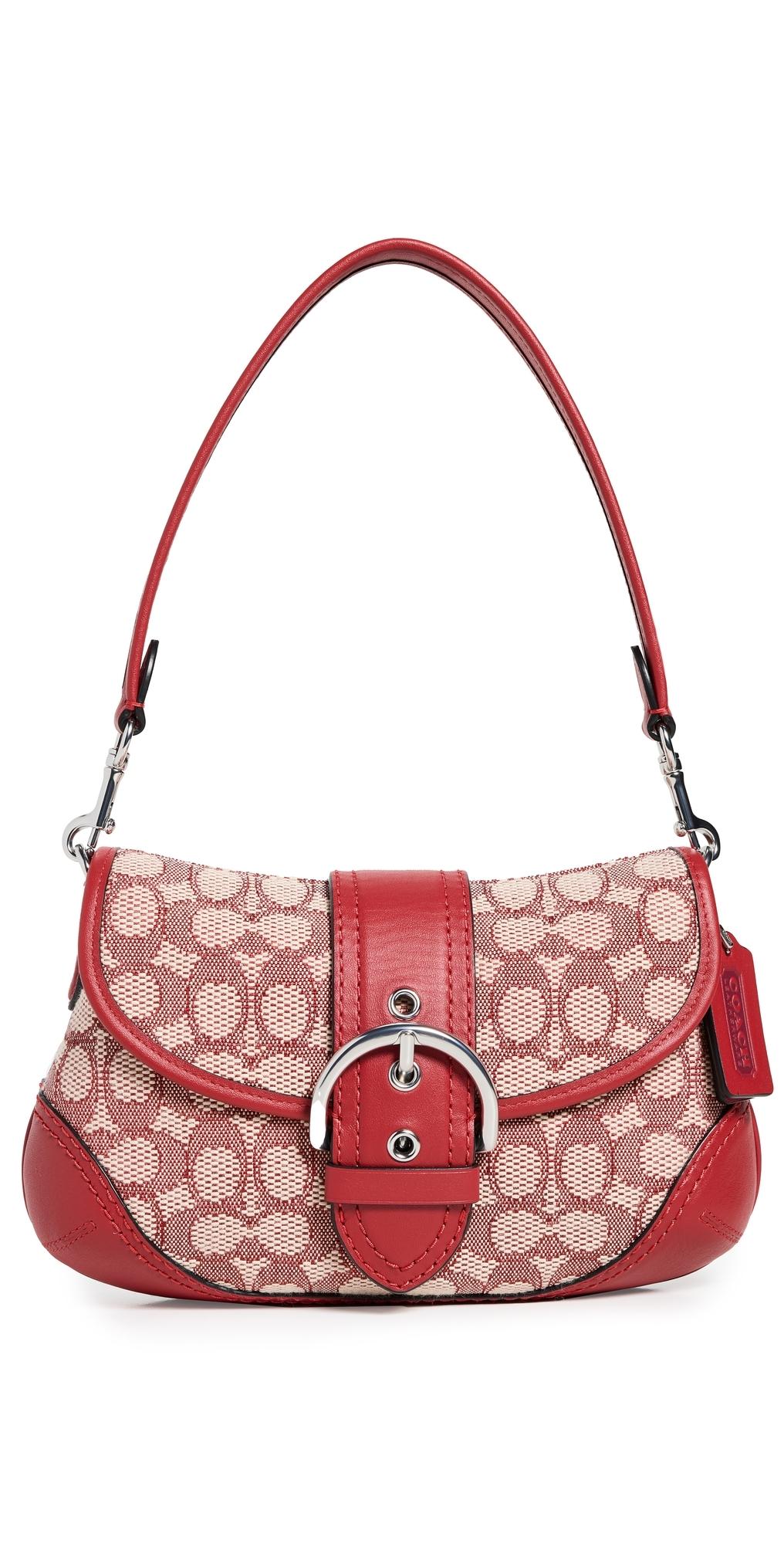 COACH The Originals Signature Jacquard Soho Bag in Red | Lyst