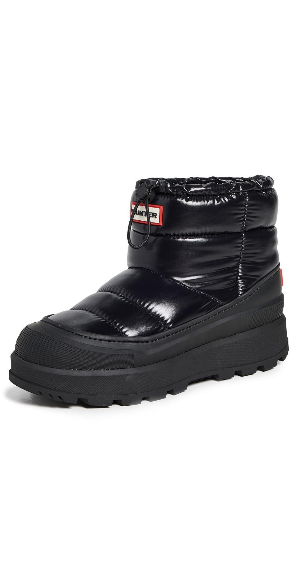 HUNTER Amble Insulated Boots in Black | Lyst