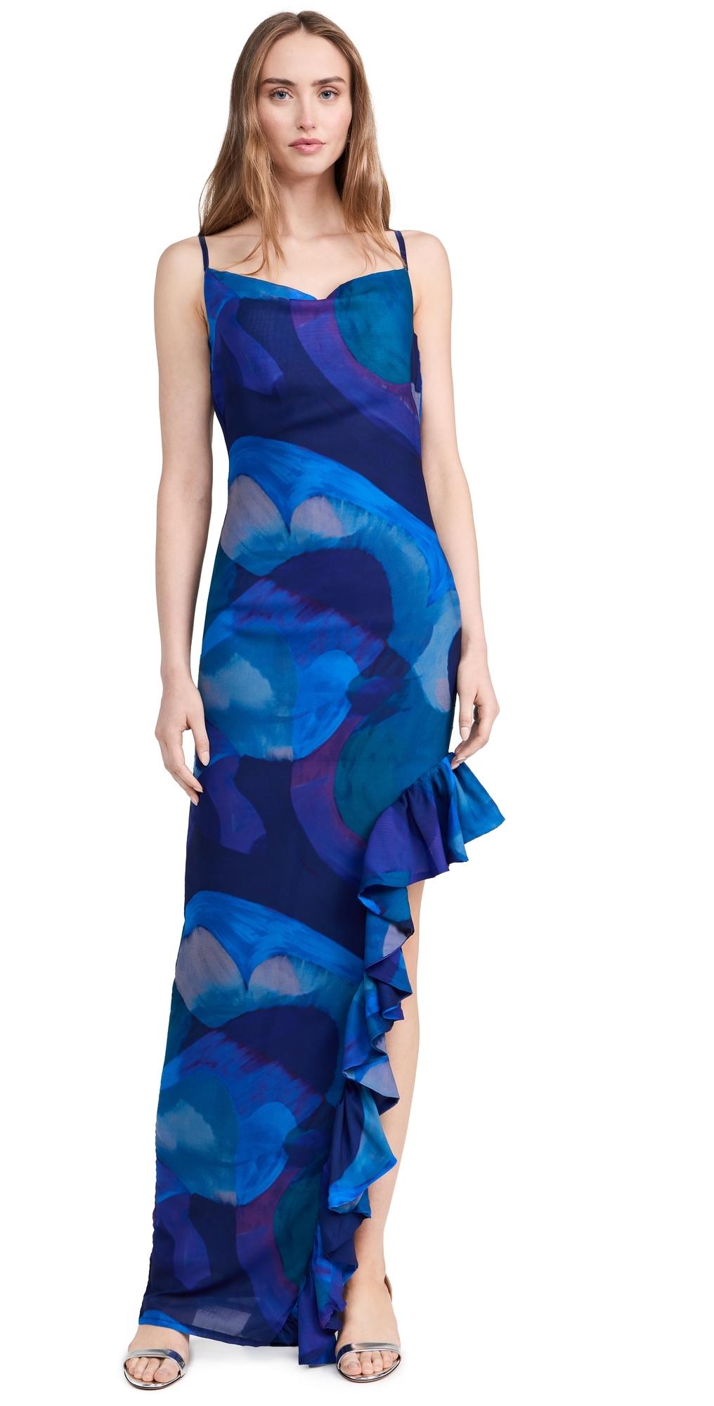 Rendoll Nadine Dress in Blue | Lyst