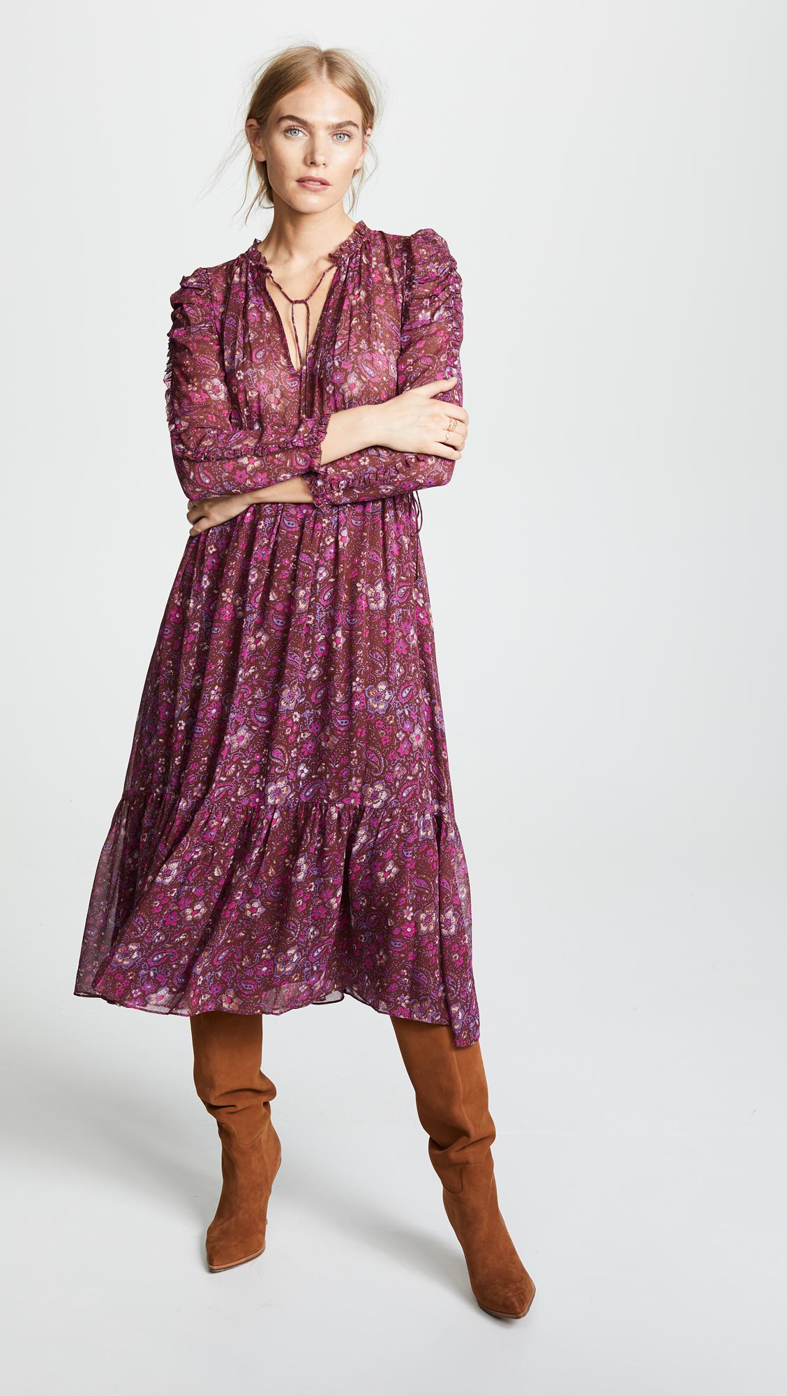 Ulla Johnson Silk Izar Dress - Lyst