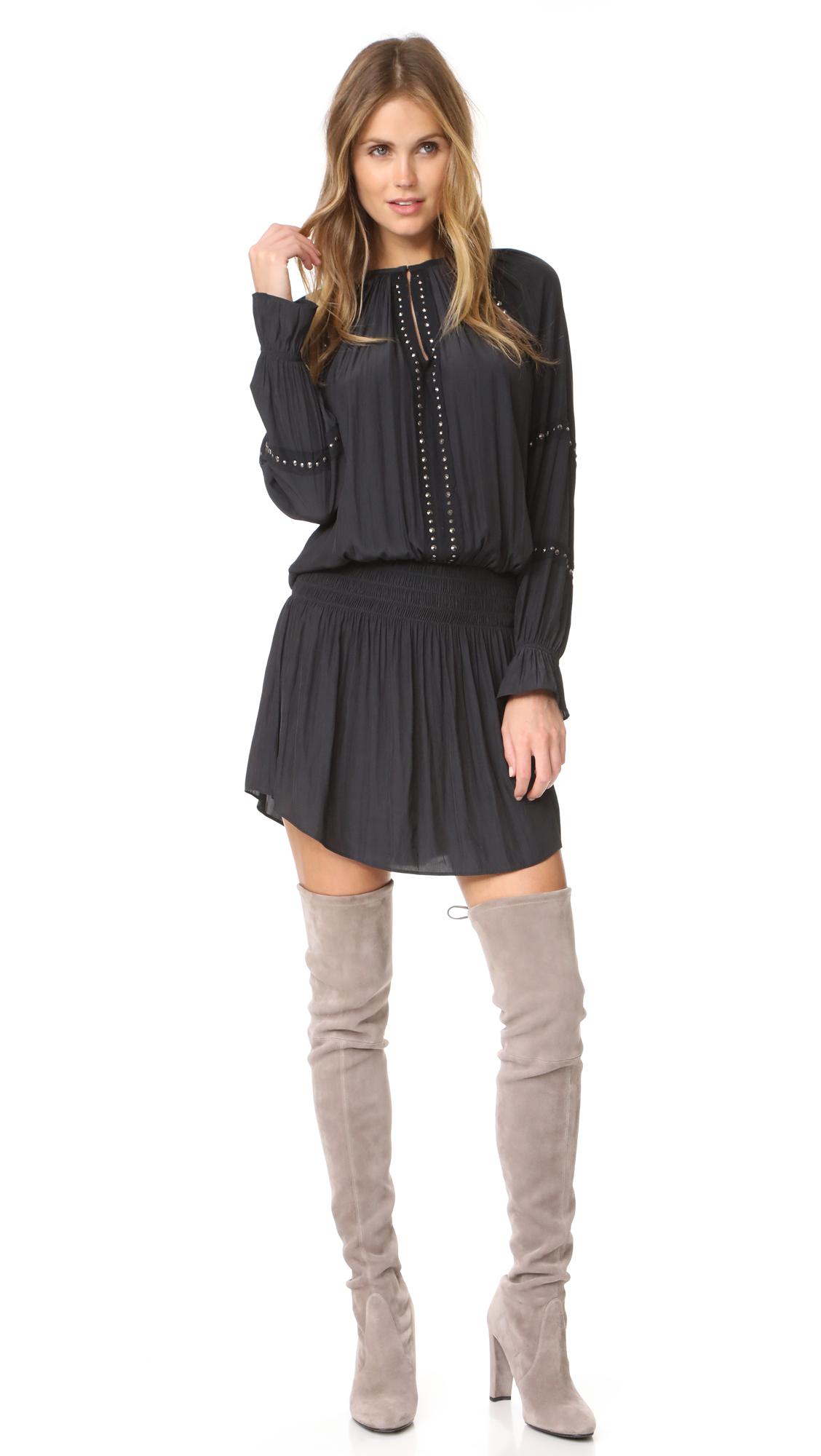 Ramy Brook Synthetic Candice Studded Dress in Black - Lyst Ramy Brook Synthetic Candice Studded Dress in Black - Lyst