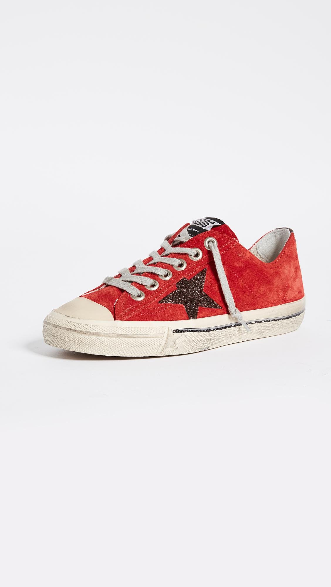 Golden Goose V Star 2 Sneakers in Red | Lyst Golden Goose V Star 2 Sneakers in Red | Lyst