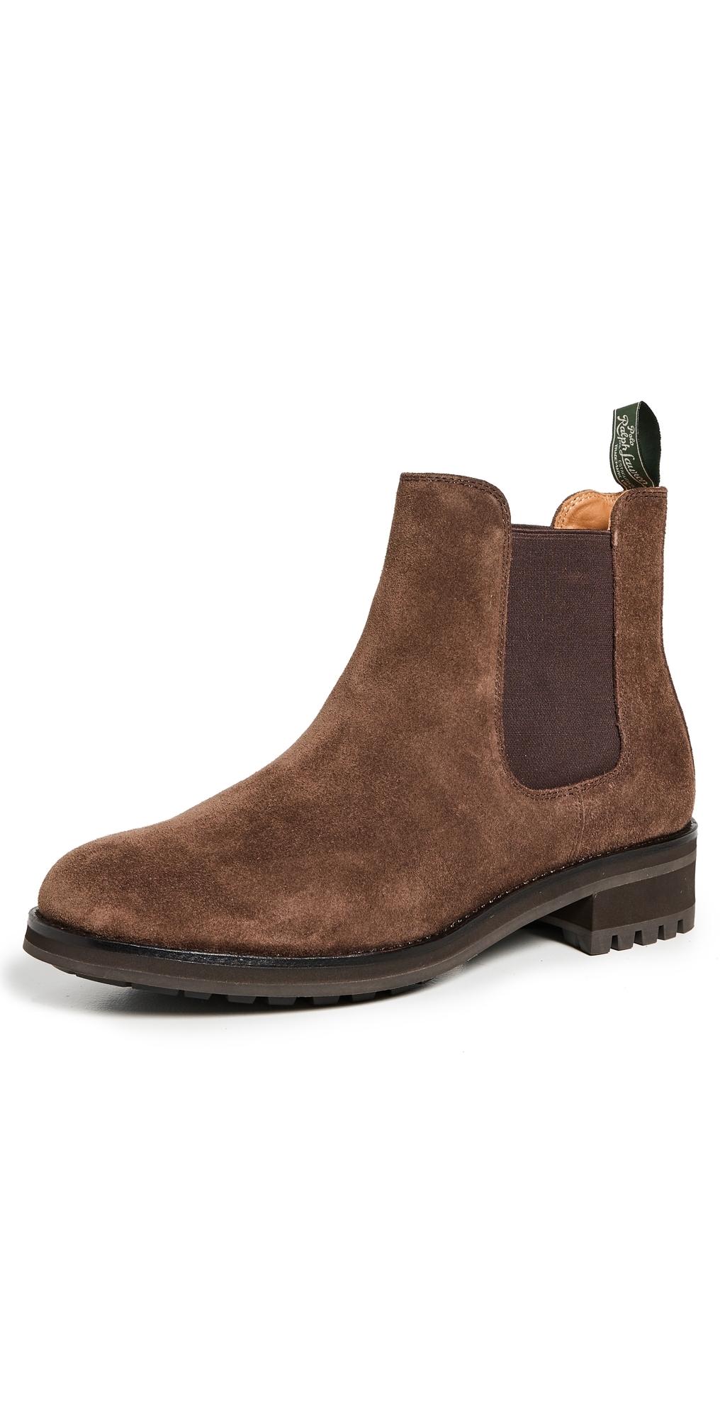 Polo Ralph Lauren Bryson Suede Chelsea Boots in Brown for Men | Lyst