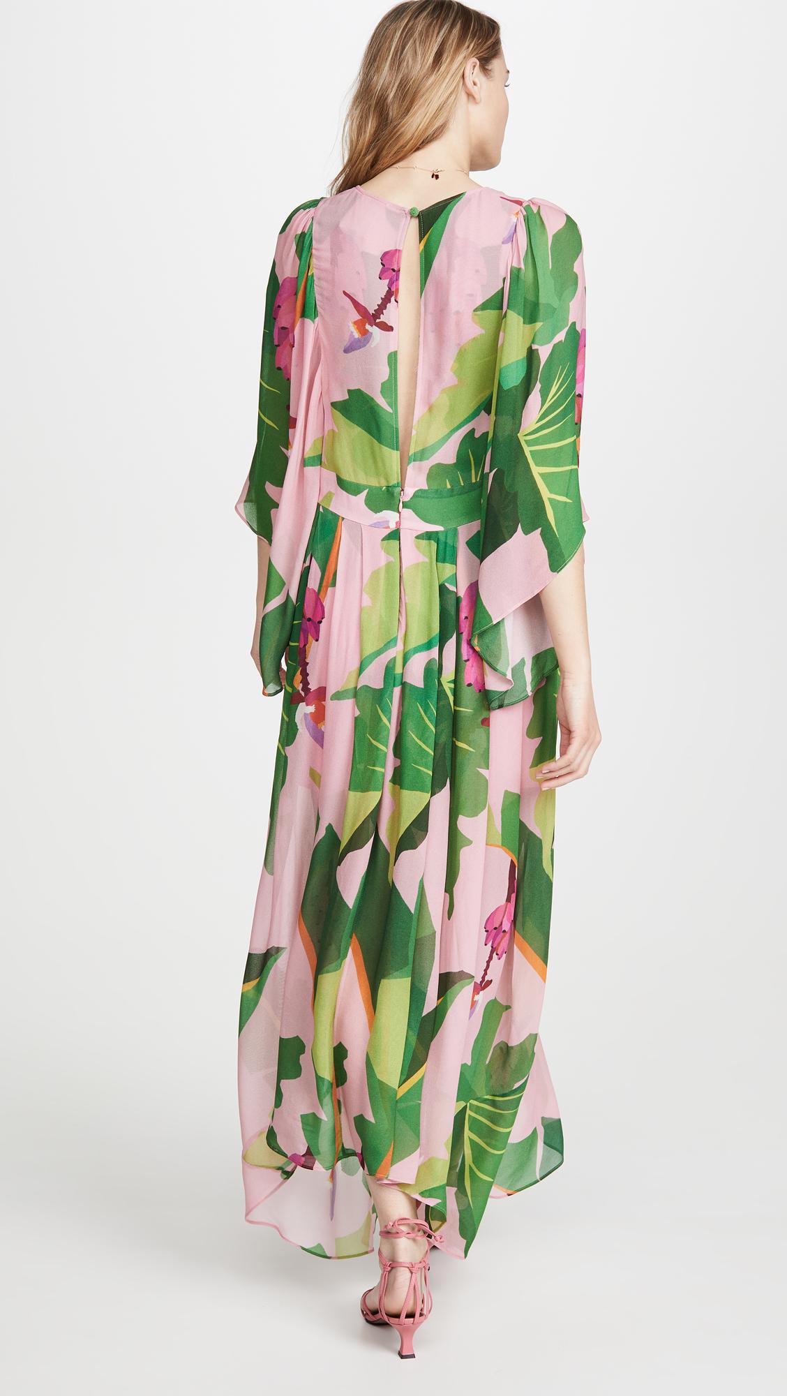 FARM Rio Synthetic Tropicalistic Maxi Dress in Green - Lyst