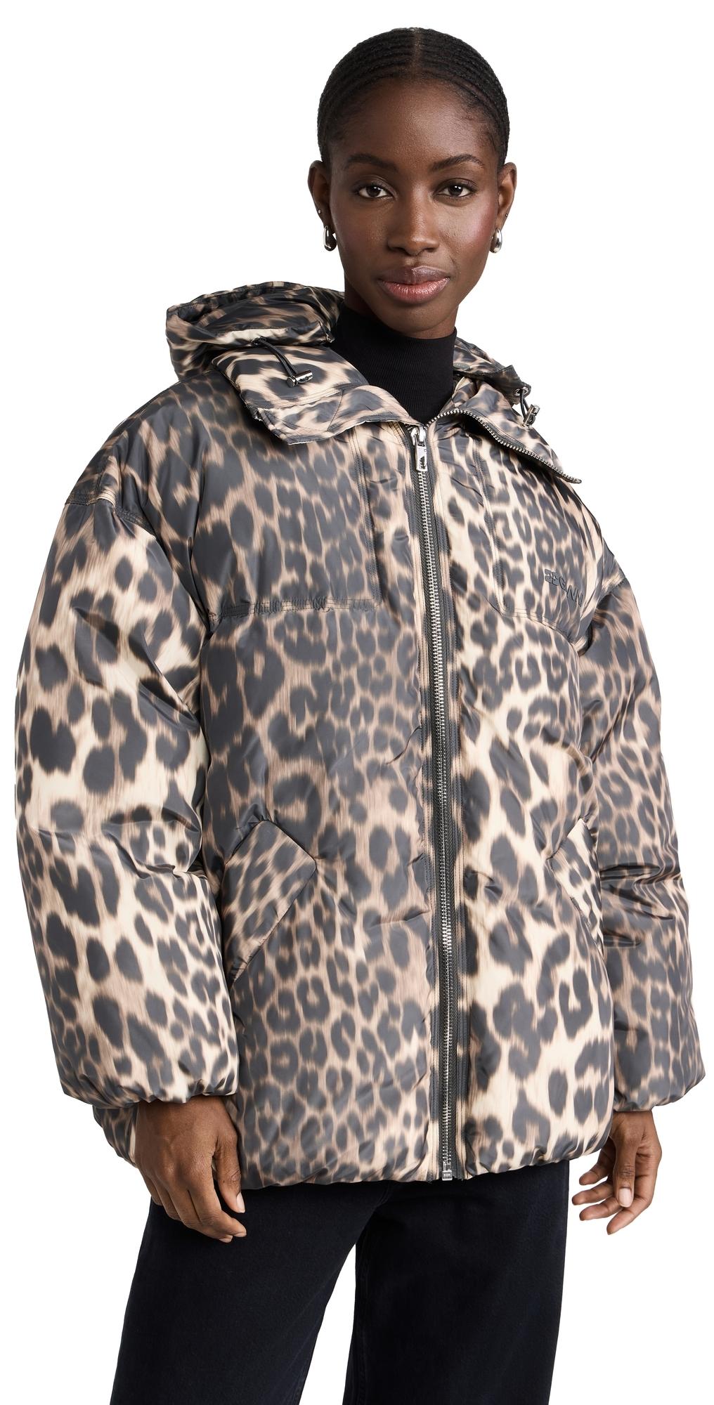 Ganni Leo Puffers Midi Jacket | Lyst