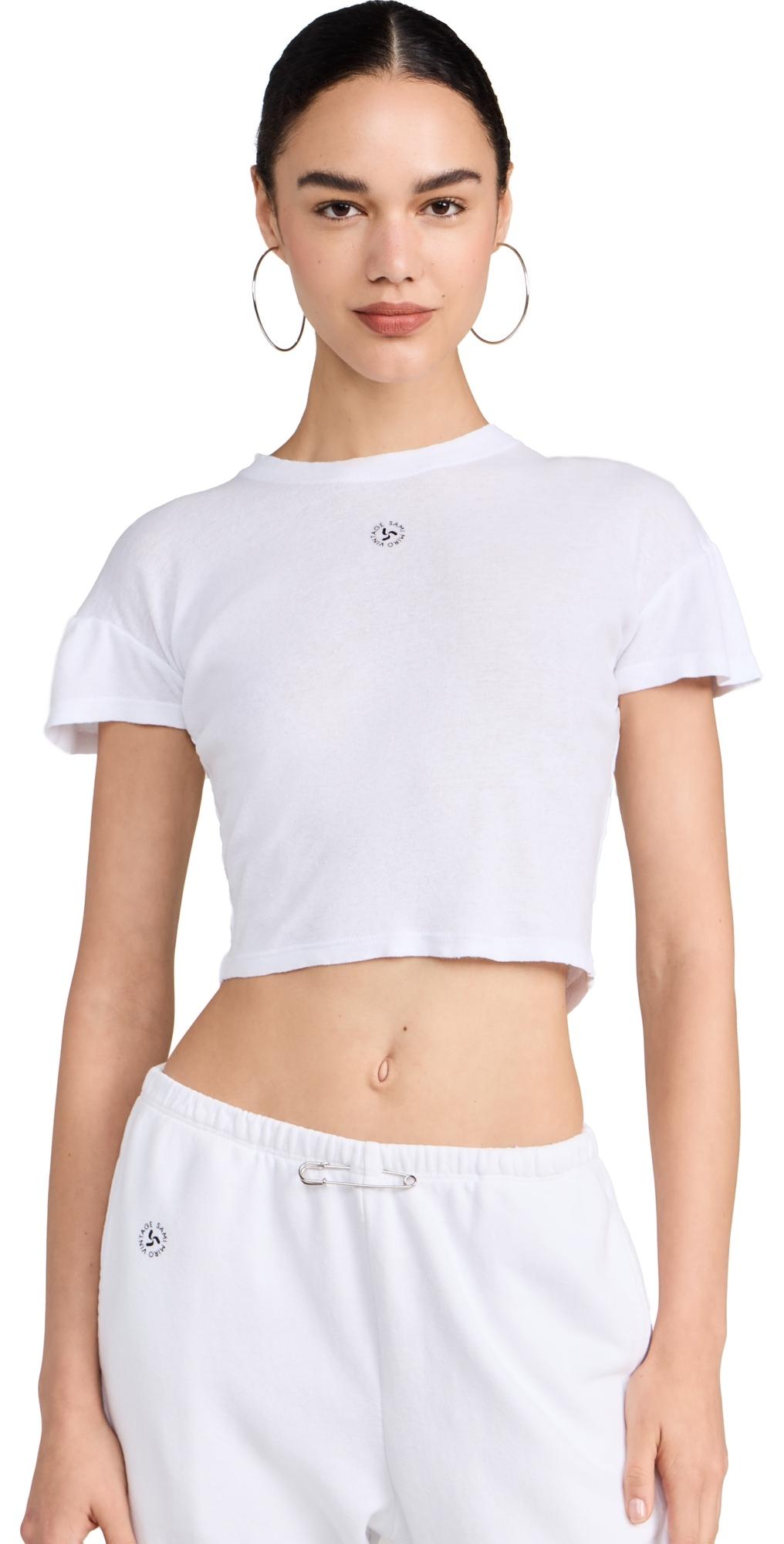 SAMI MIRO VINTAGE Mini Tee in White | Lyst