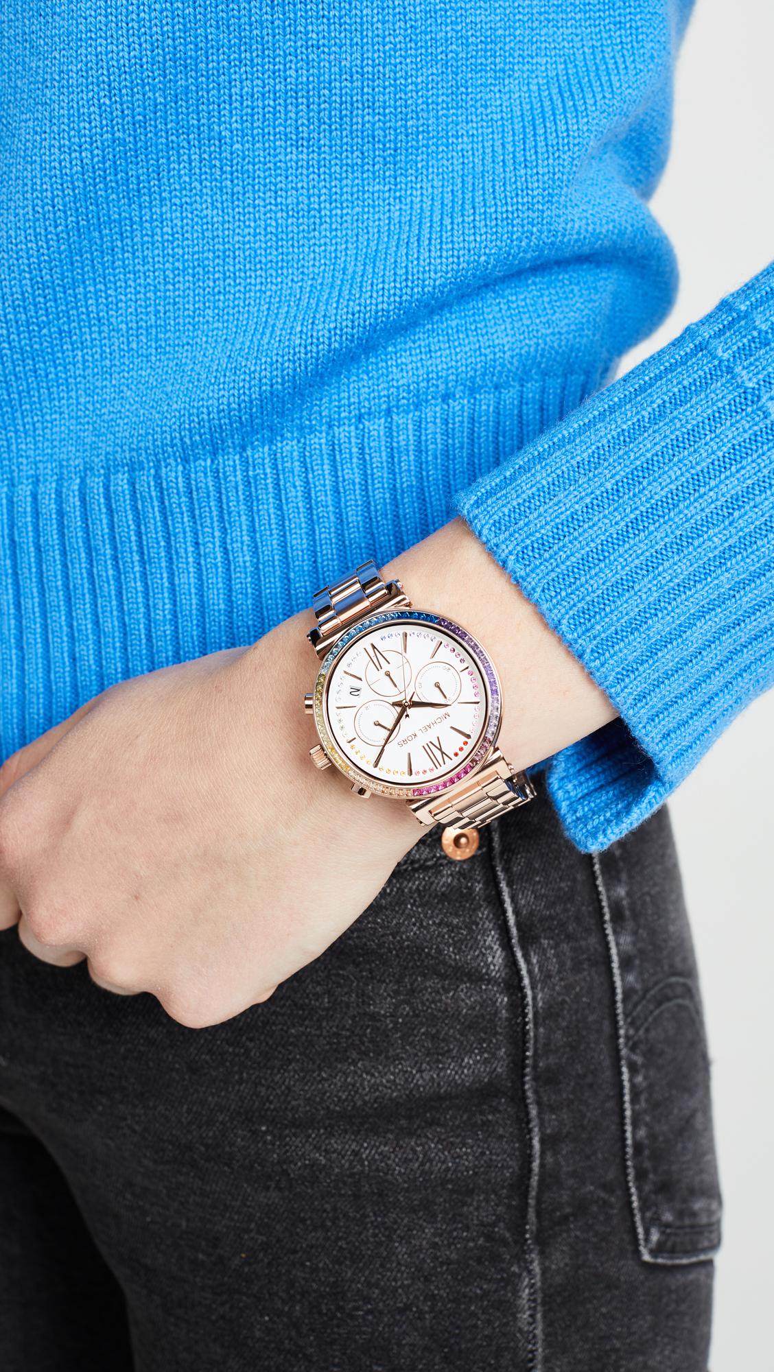 Sale > michael kors sofie watch rose gold > in stock