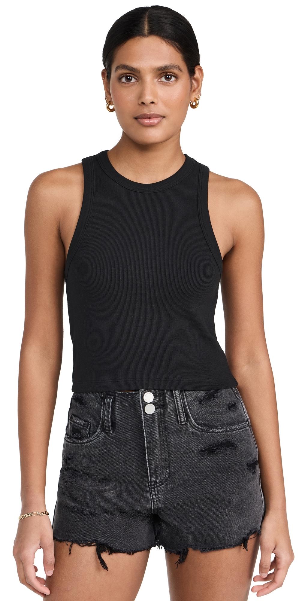 Sold Out NYC Od Out Nyc The Not O Baic Crop Tank Back in Black | Lyst