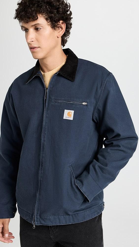 Carhartt Detroit Jacket Blue / Black (tone Wah) for Men | Lyst