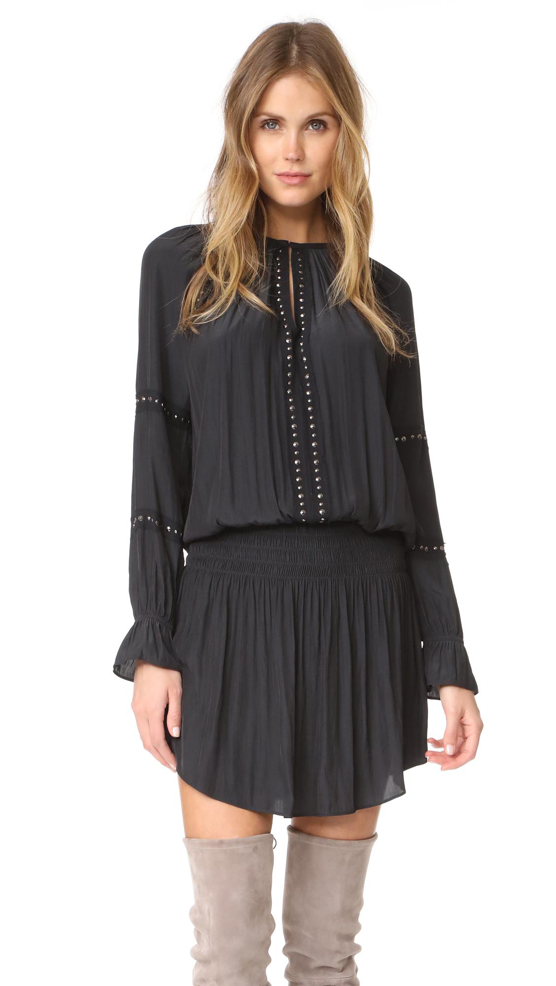 Ramy Brook Synthetic Candice Studded Dress in Black - Lyst Ramy Brook Synthetic Candice Studded Dress in Black - Lyst