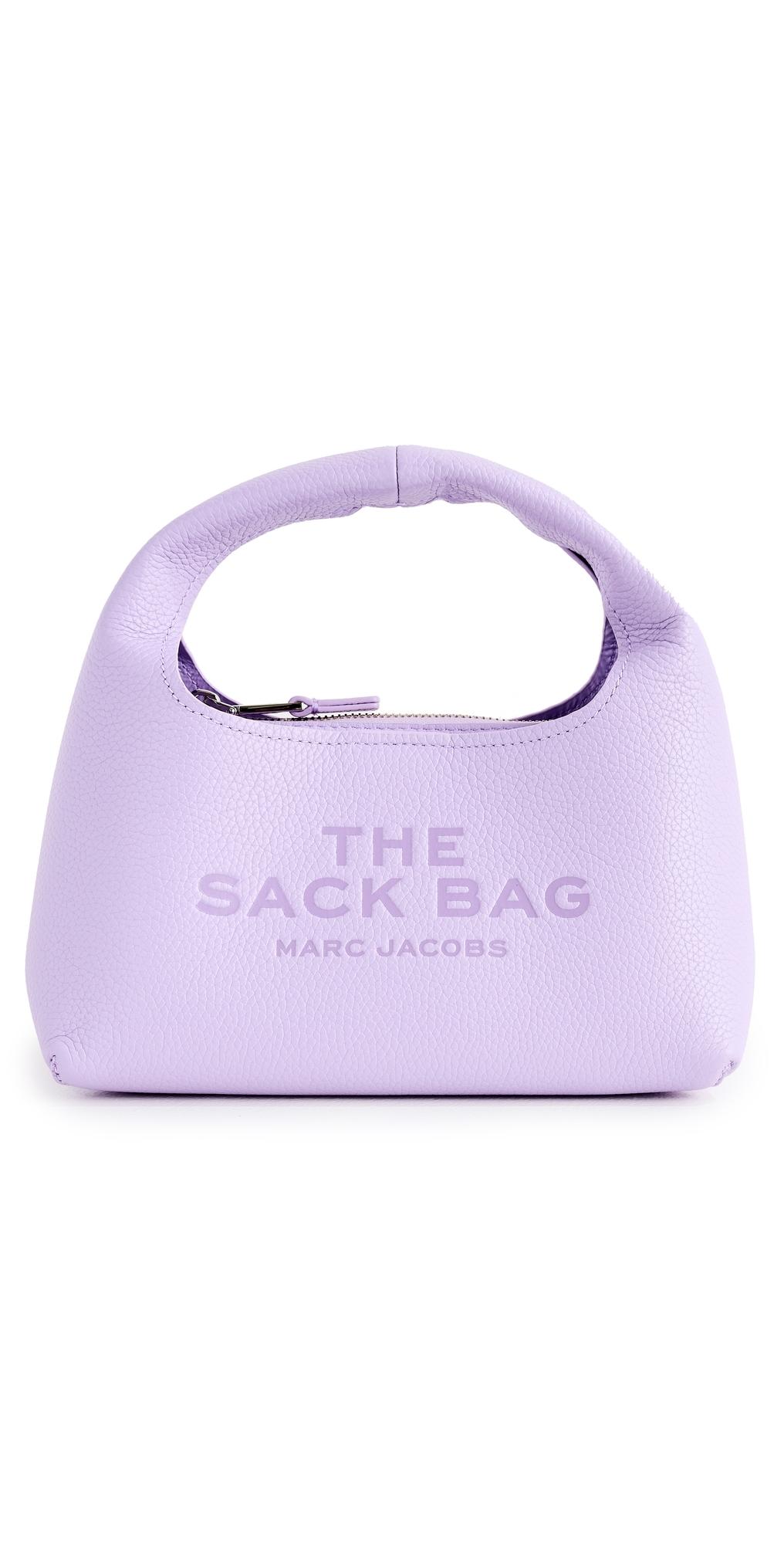 Marc Jacobs The Leather Mini Sack Bag in Purple | Lyst