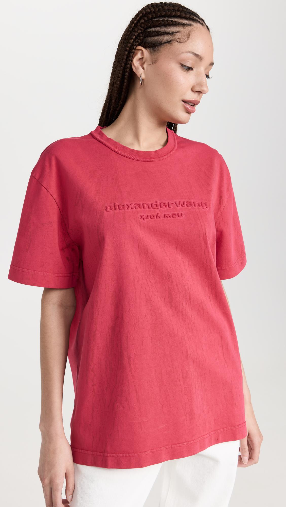 Alexander Wang Red Plaster T-Shirt