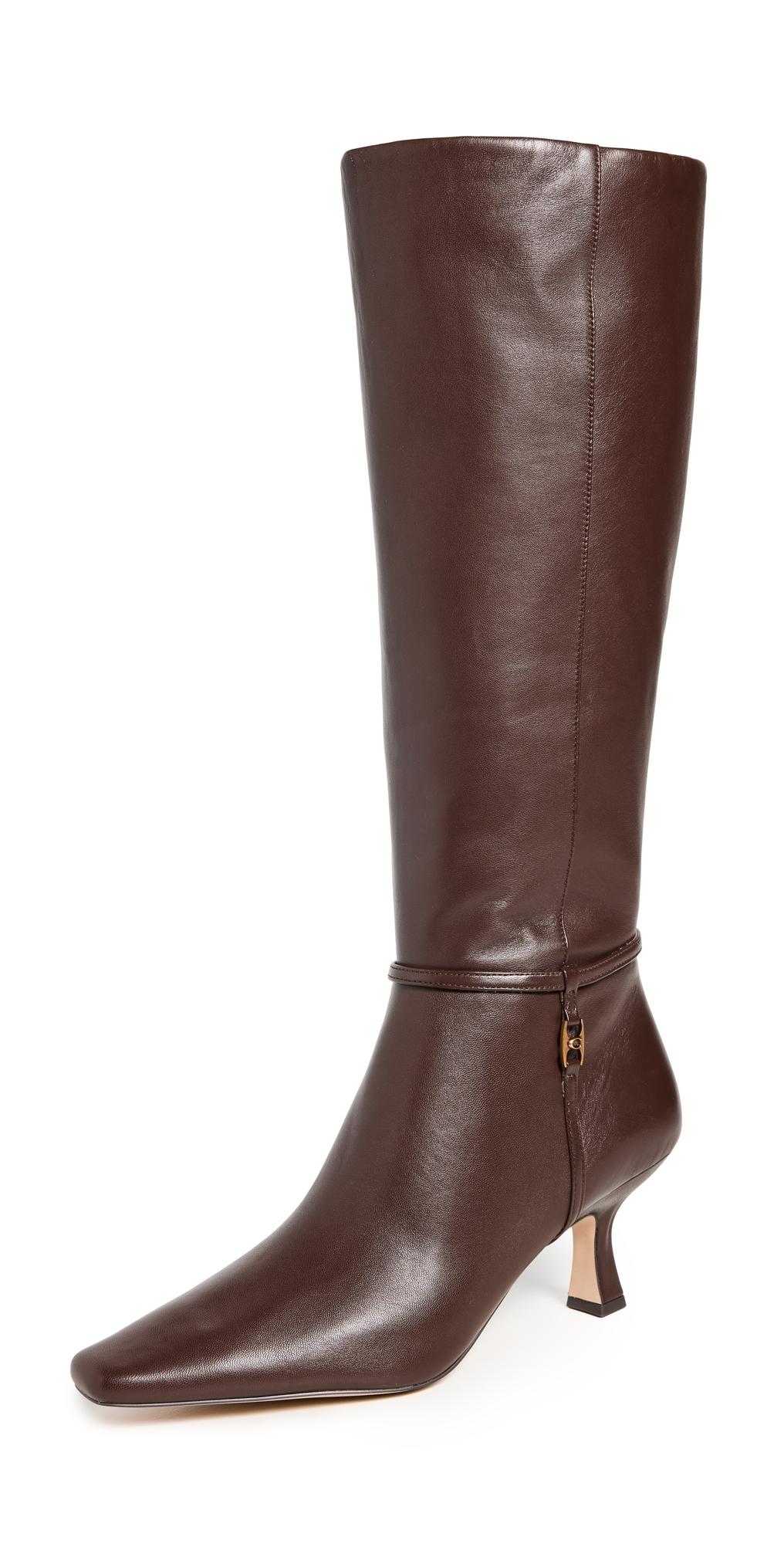 COACH Raquel Boots in Brown | Lyst