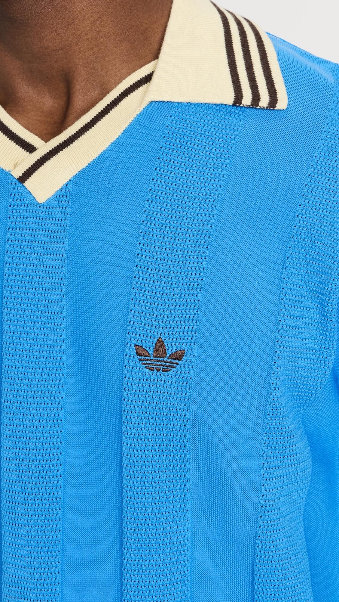 adidas Wales Bonner X Knit Football Shirt in Blue for Men | Lyst adidas Wales Bonner X Knit Football Shirt in Blue for Men | Lyst