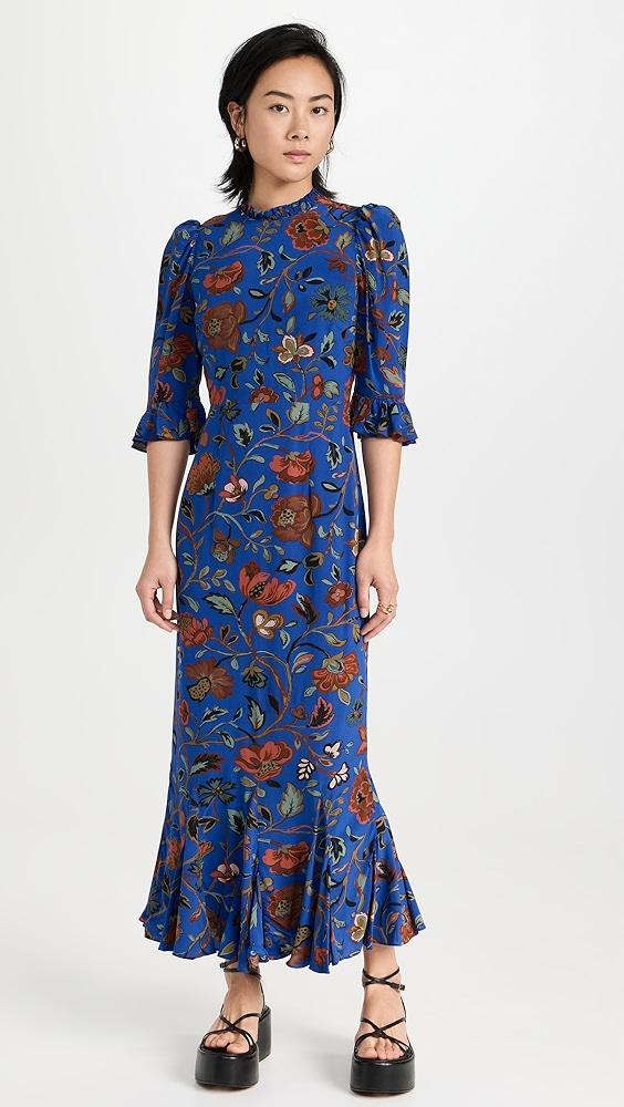 RHODE Felix Dress in Blue | Lyst