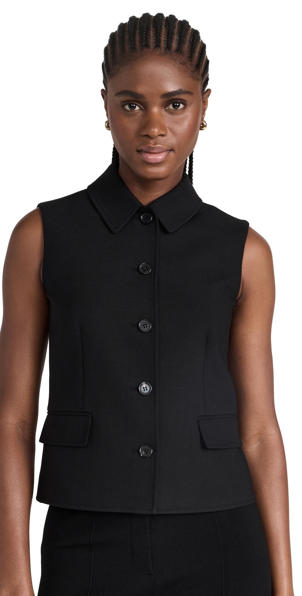 Theory Tailored Vest in Black | Lyst