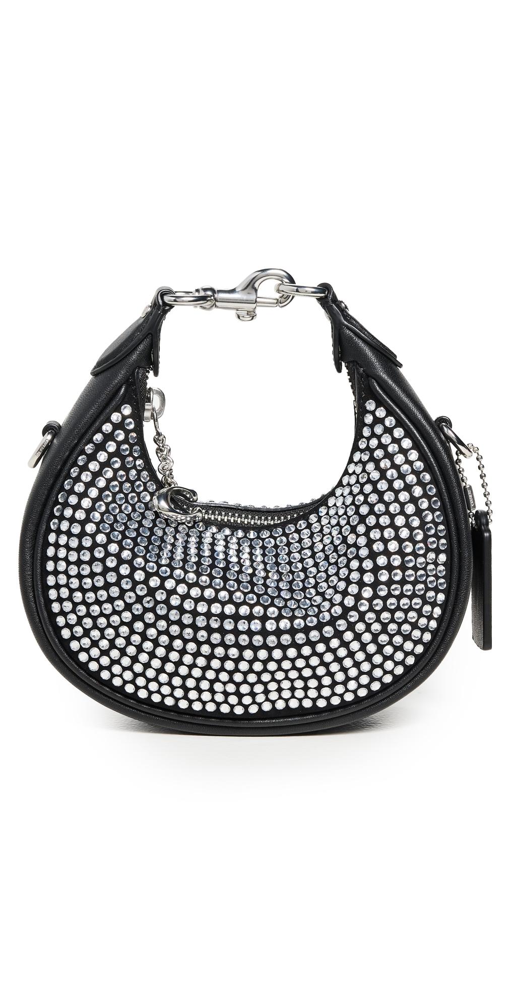 COACH Crystal Jonie Bag in Black | Lyst