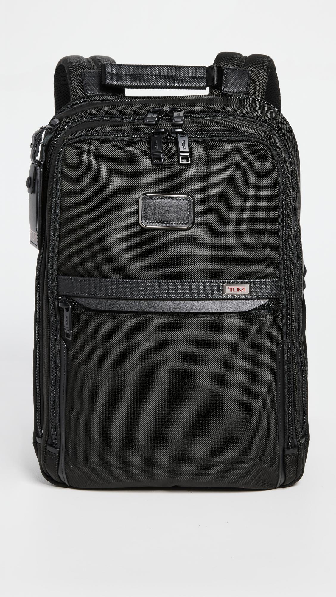Tumi Alpha Slim Backpack in Black for Men | Lyst