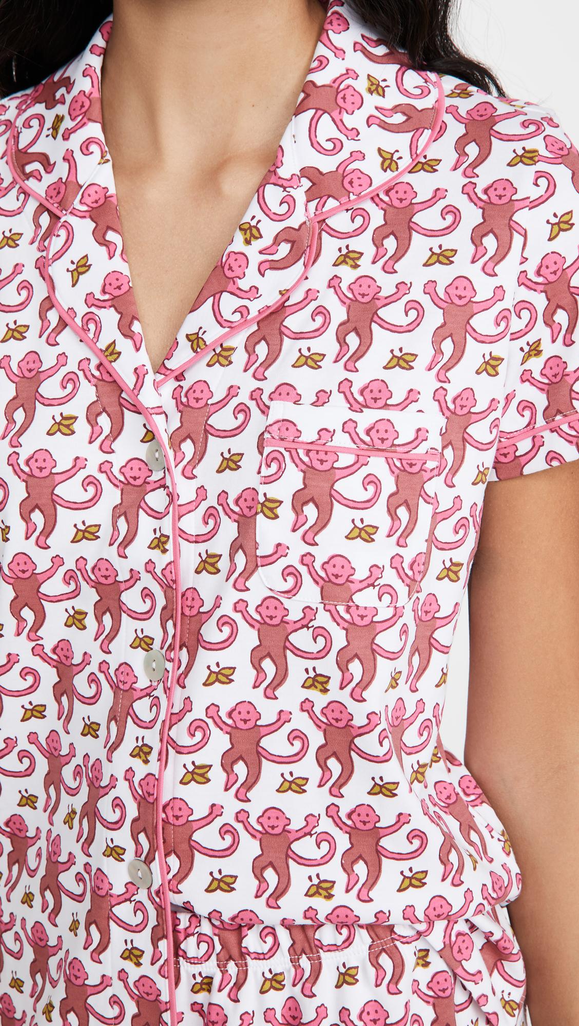 Roller Rabbit Monkeys T-shirt Mini Dress In Blue - munimoro.gob.pe