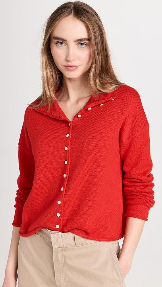 Alex Mill Aex Mi Tayor Cardigan in Red | Lyst