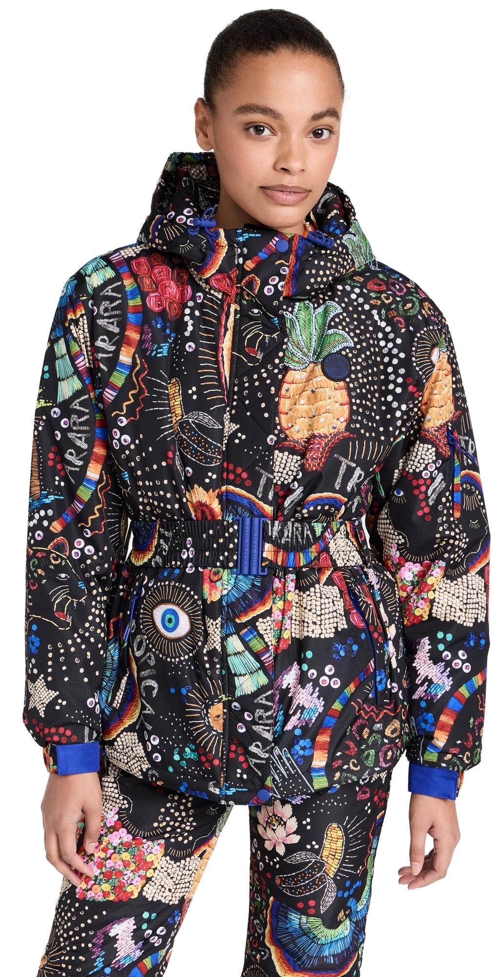 FARM Rio Black Ski Jacket | Lyst