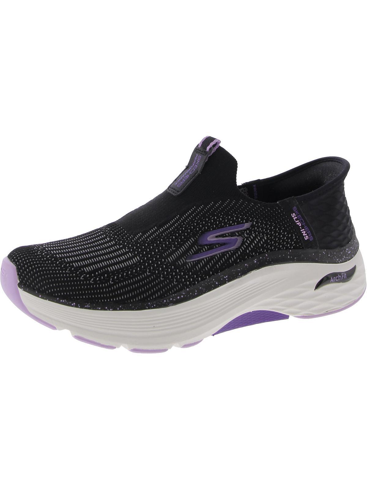 Skechers Fluidity Arch Fit Performance Slip-On Sneakers in Black | Lyst