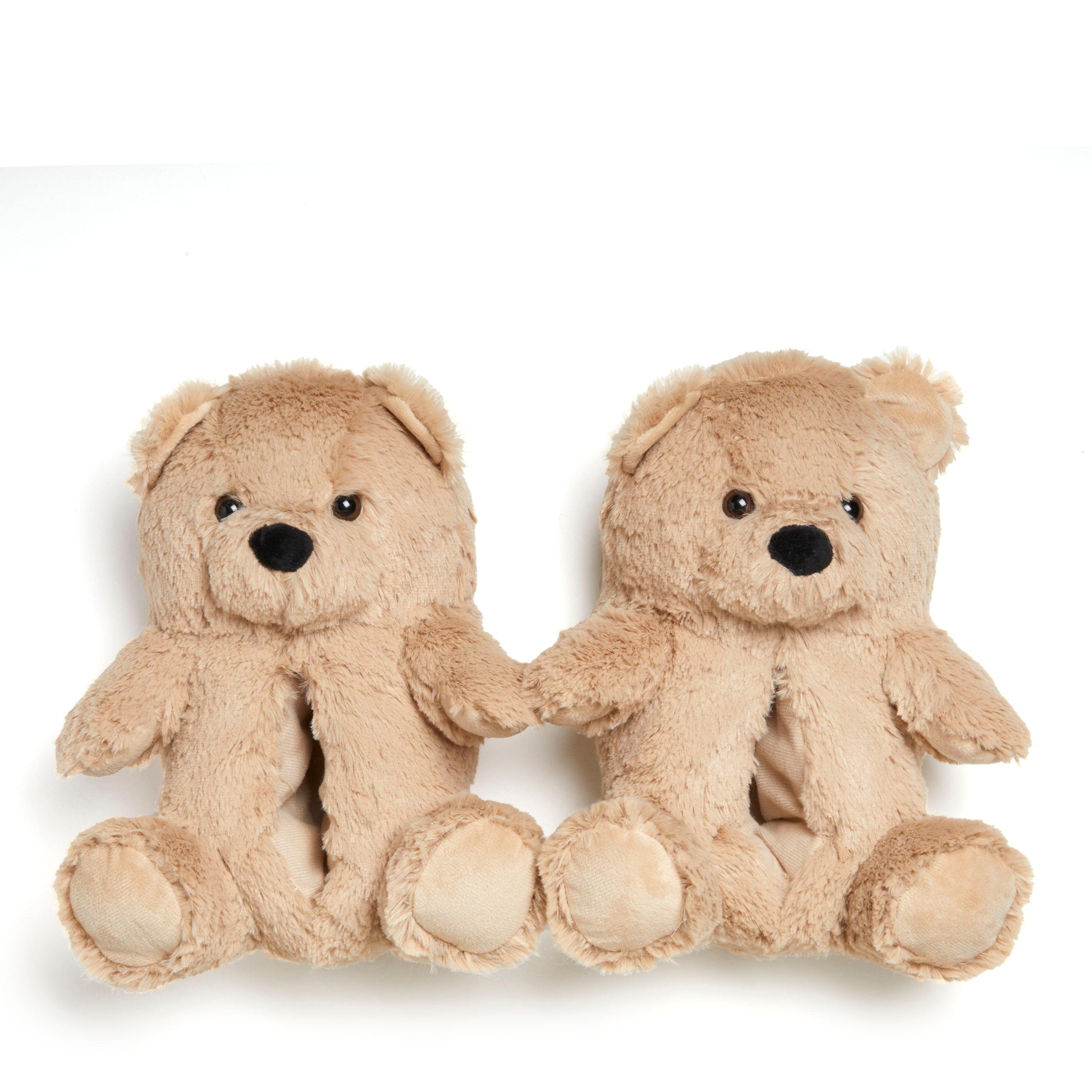 Dearfoams Cozyfoams Overstuffed Bear Closed Back Slipper in Purple | Lyst