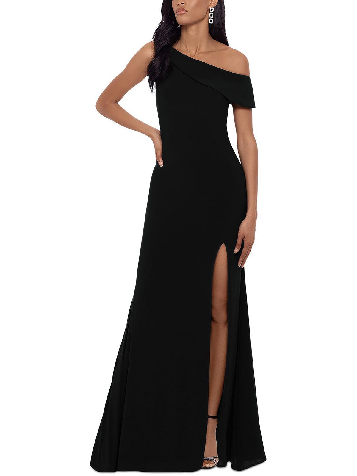 Xscape One Shoulder Formal Evening Dress in Black | Lyst