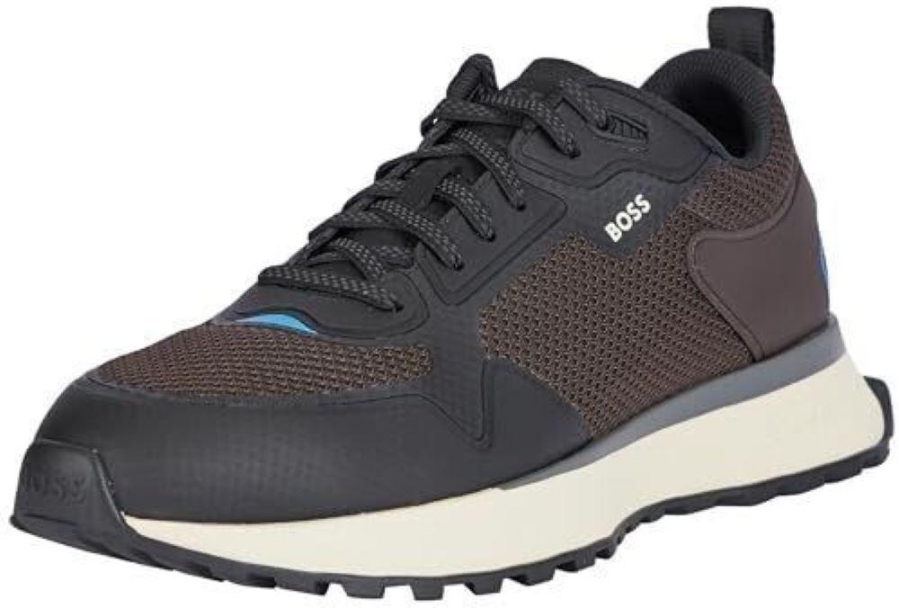 BOSS Jonah Running Sneaker, Open in Black for Men | Lyst