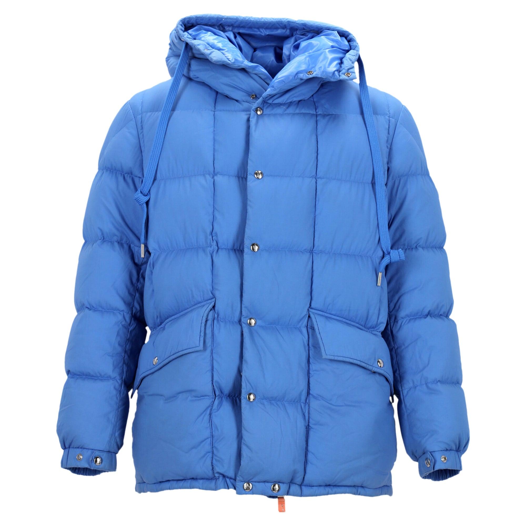 Moncler Grimblat Short Down Padded Jacket in Blue for Men | Lyst