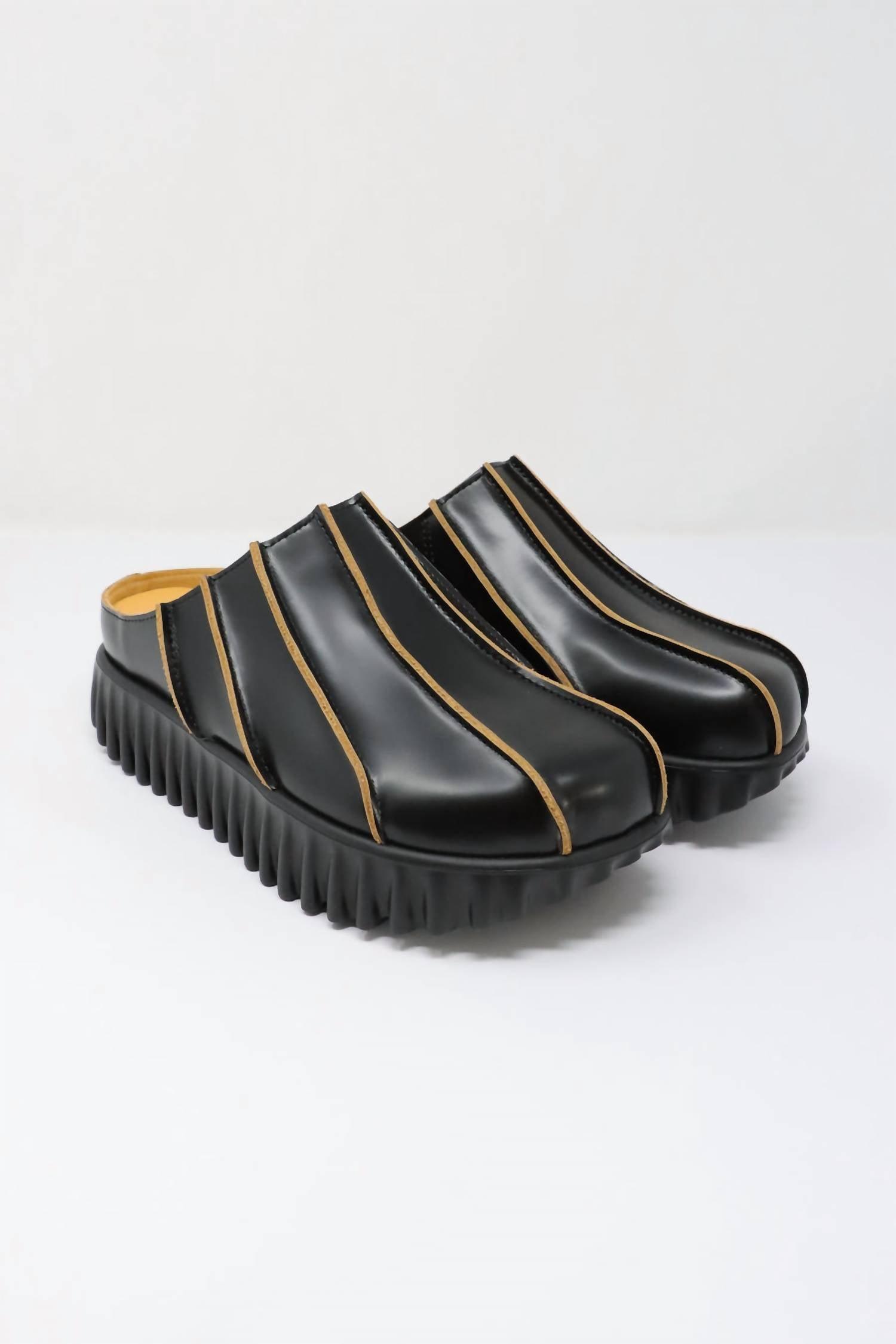 4Ccccees Waffo Mule in Black | Lyst