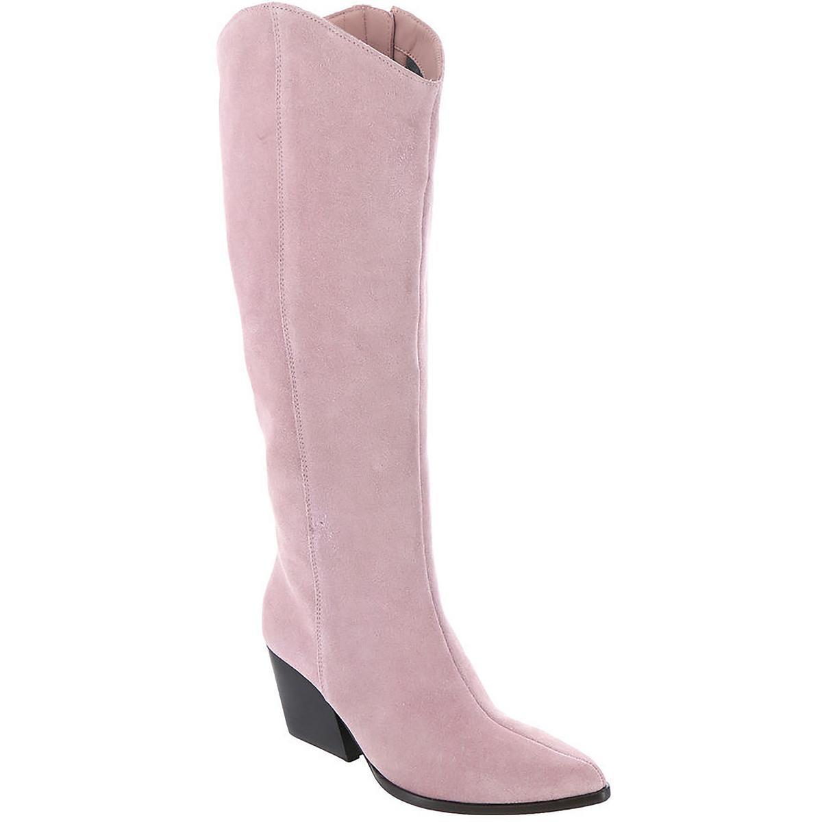 Seychelles Begging You Boot Tall Block Heel Knee-High Boots in Pink | Lyst
