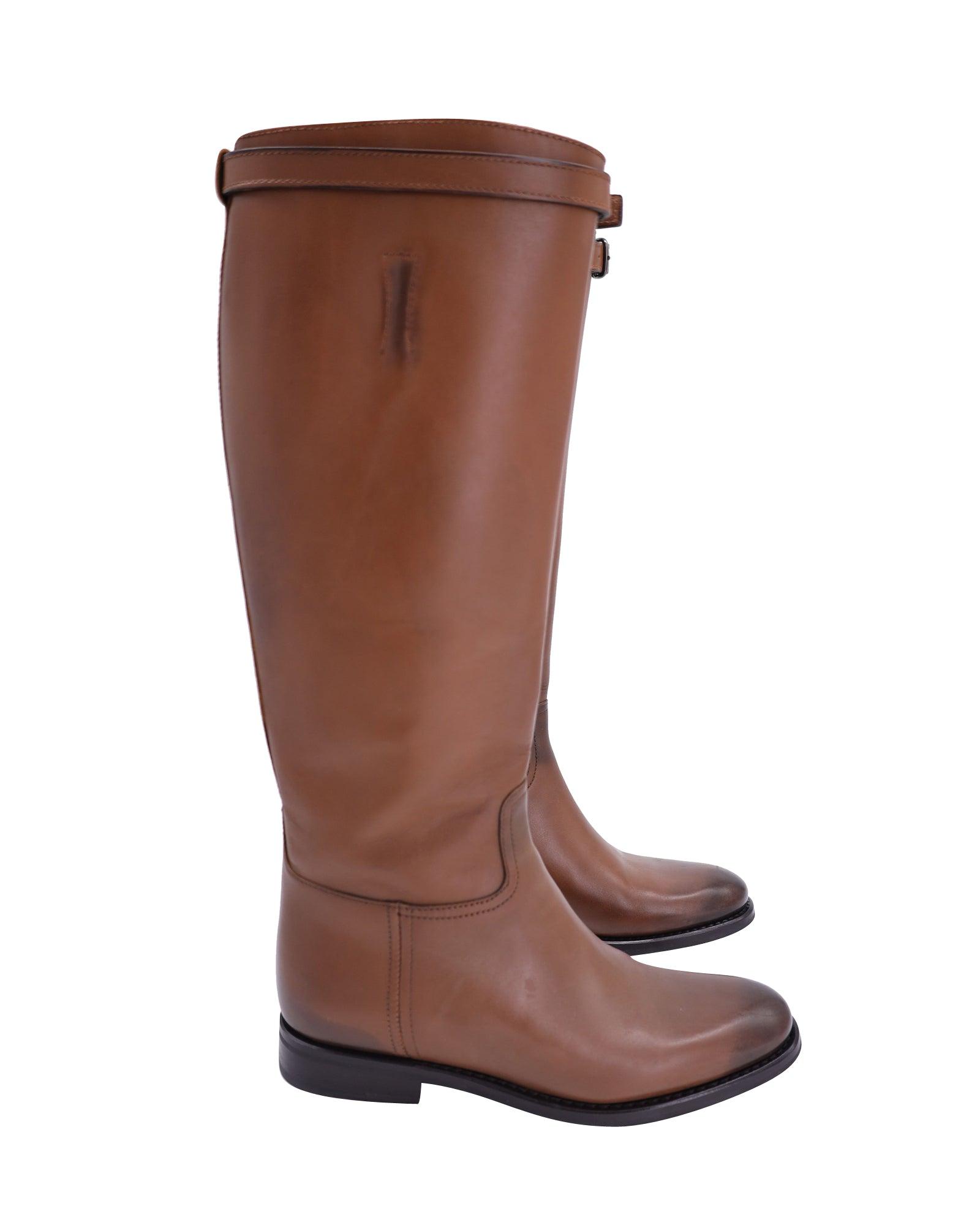 Church's Riding Knee Boots in Brown | Lyst