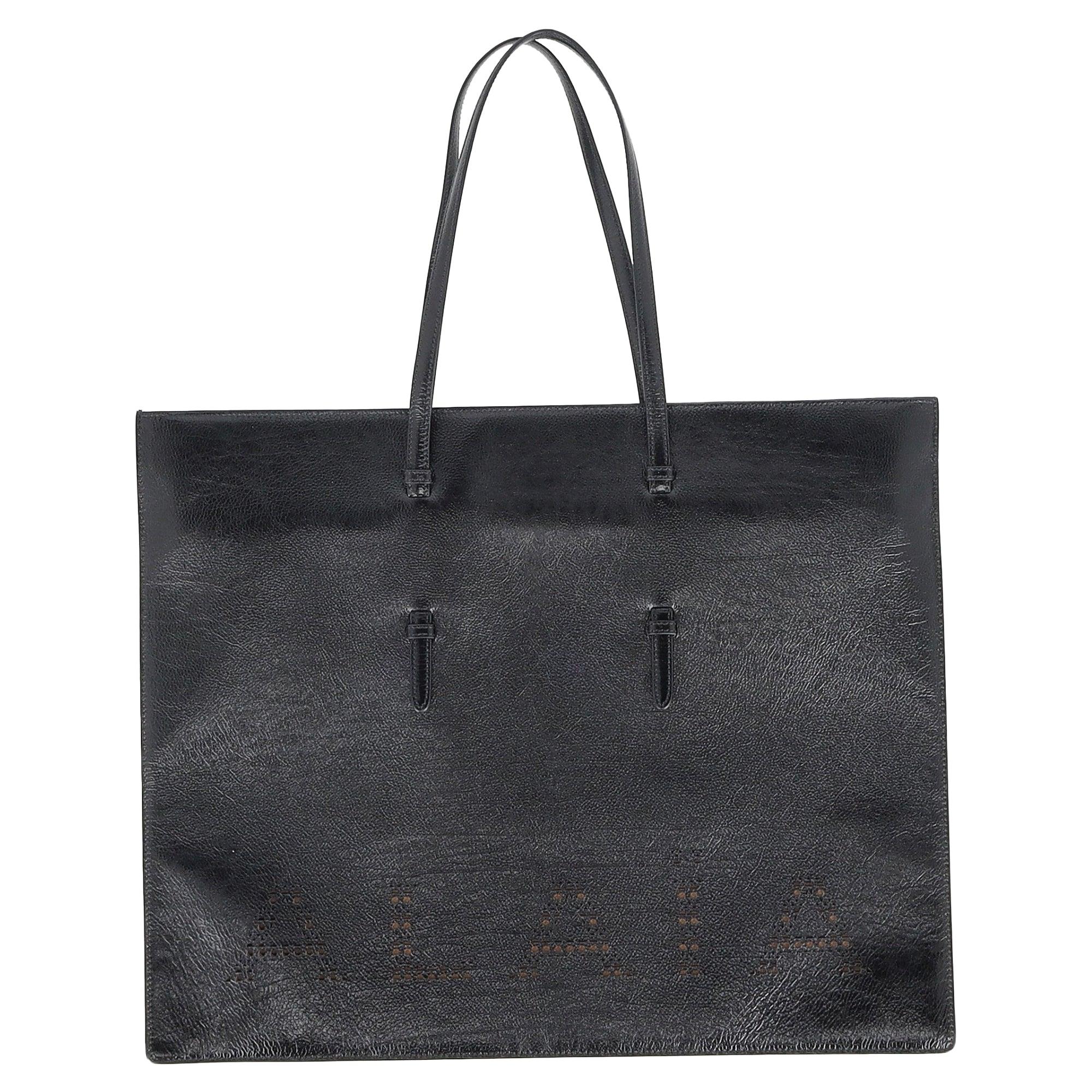 Alaïa Laser Cut Totebag in Black | Lyst