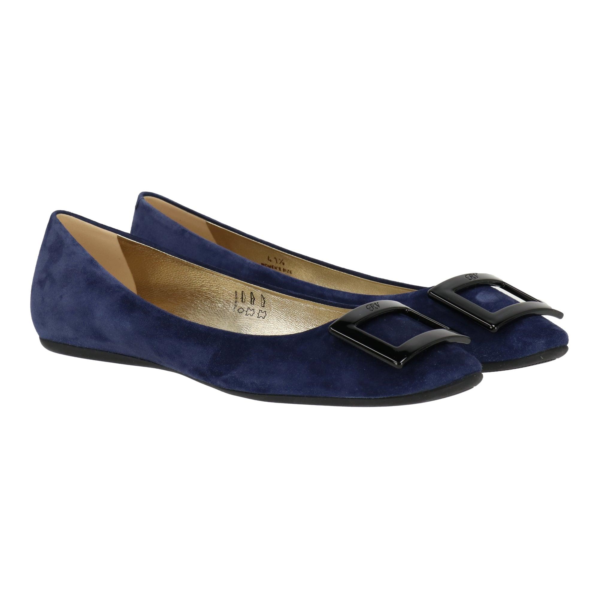 Roger Vivier Light Flat in Blue | Lyst