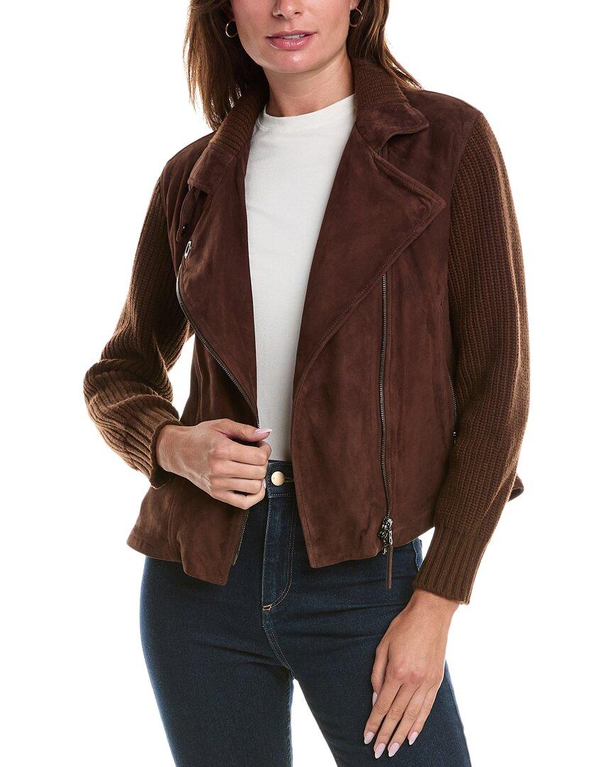 Bogner Kaila Suede Jacket in Brown | Lyst