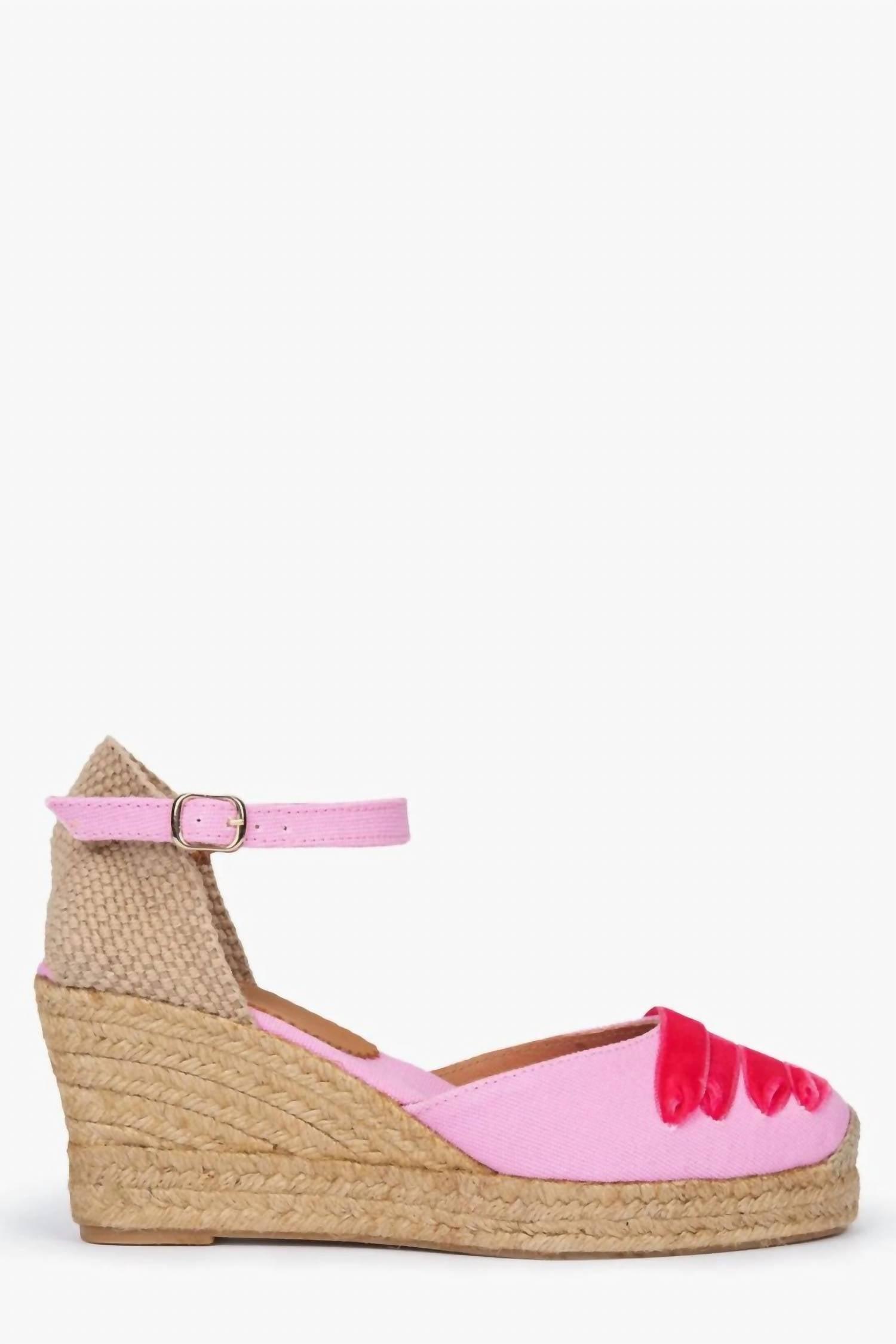 Penelope Chilvers Mary Jane Espadrille in Pink | Lyst