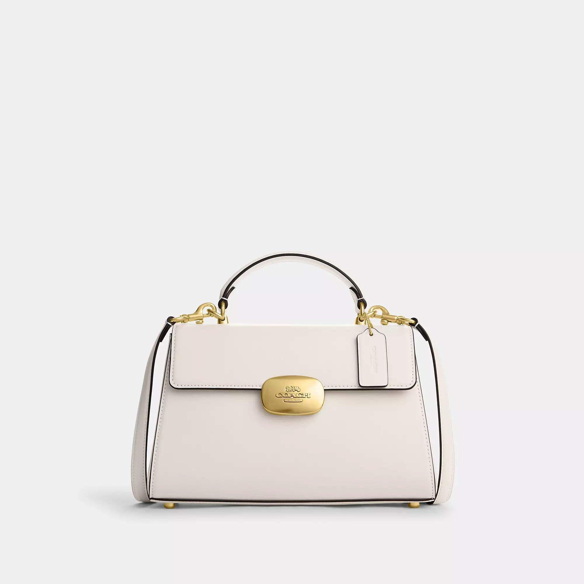 COACH Eliza Top Handle in Natural | Lyst