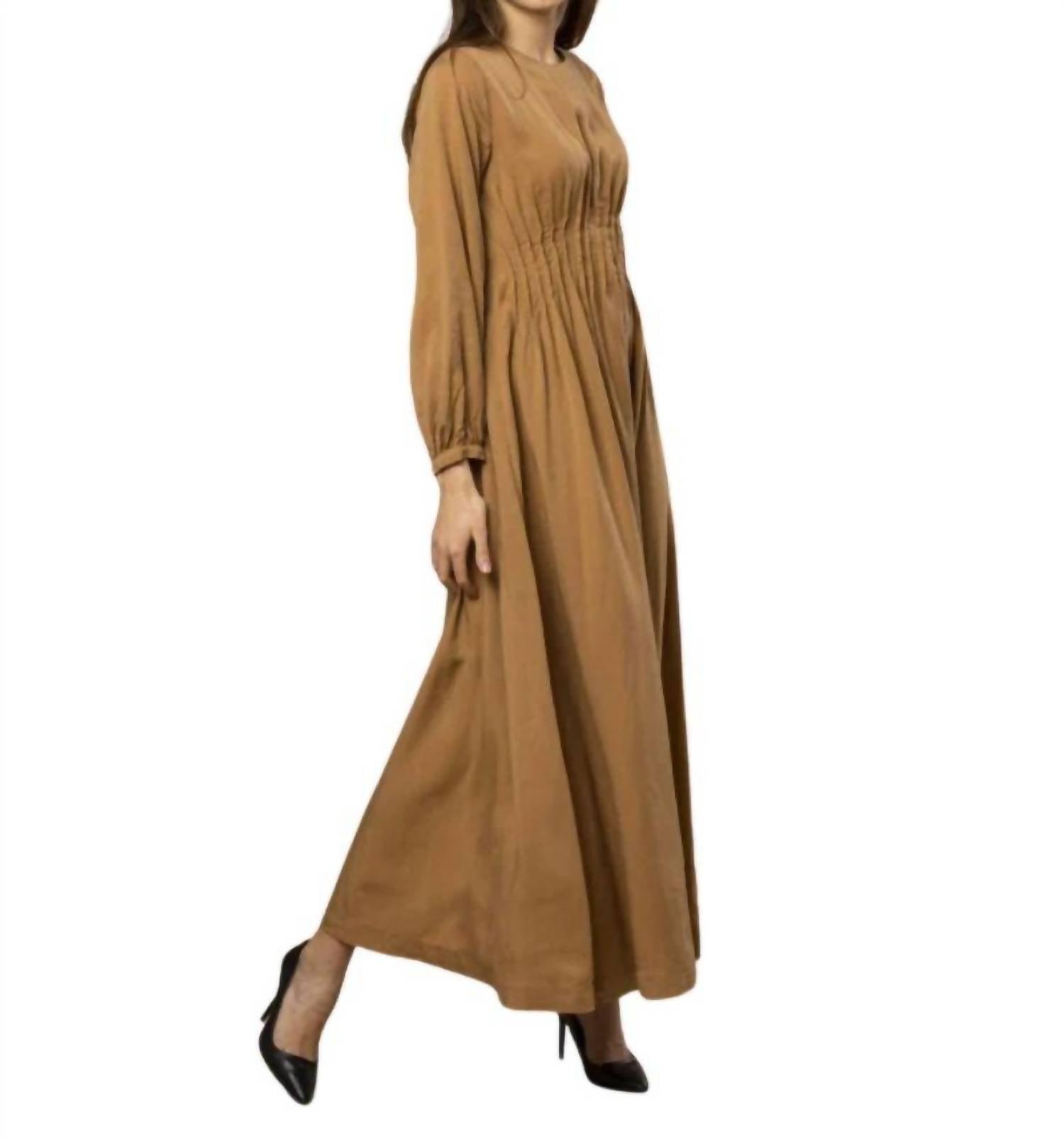 Lassiva Collection Amini Dress in Brown | Lyst