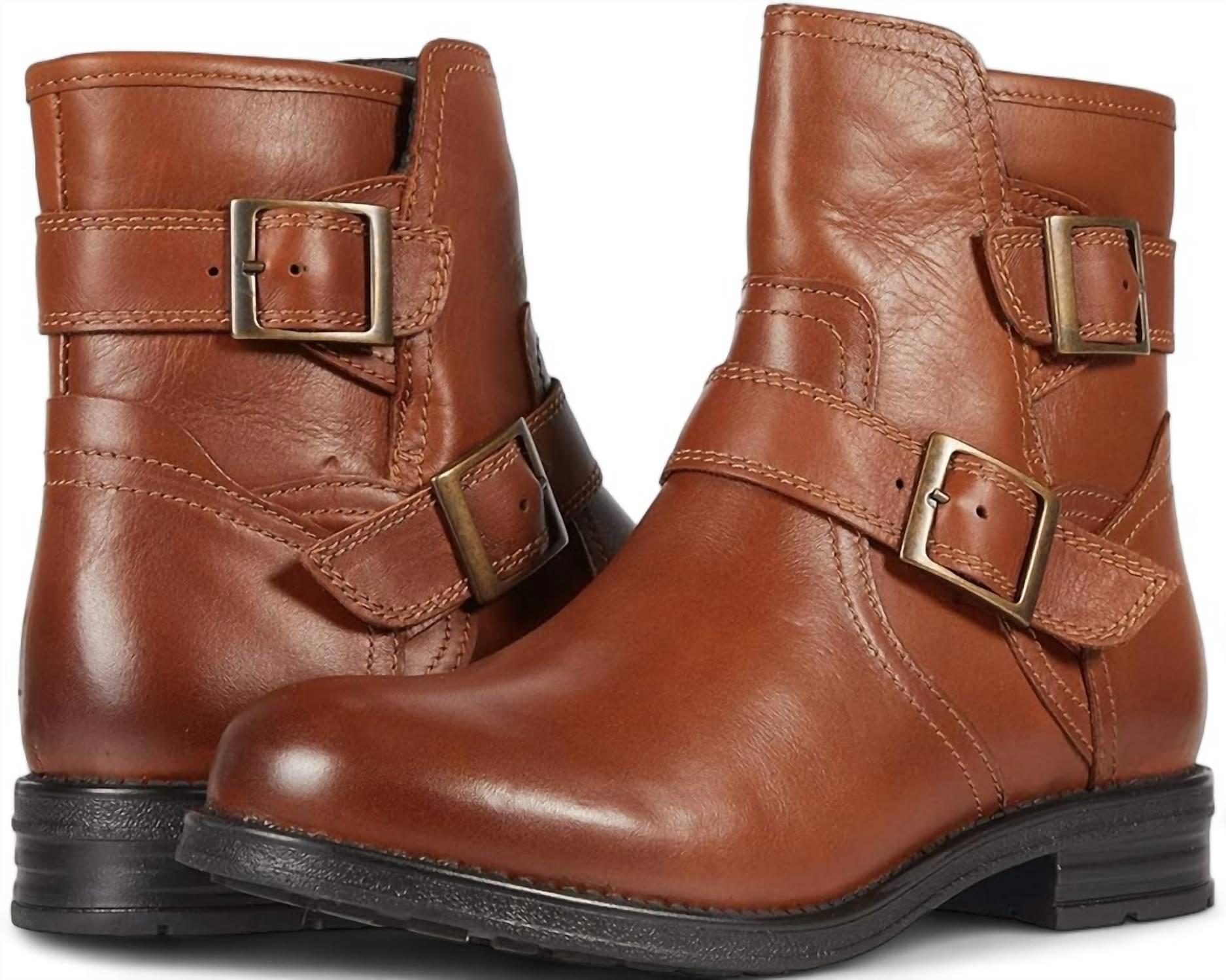 Eric Michael Tan Leather Ankle Boots in Brown | Lyst