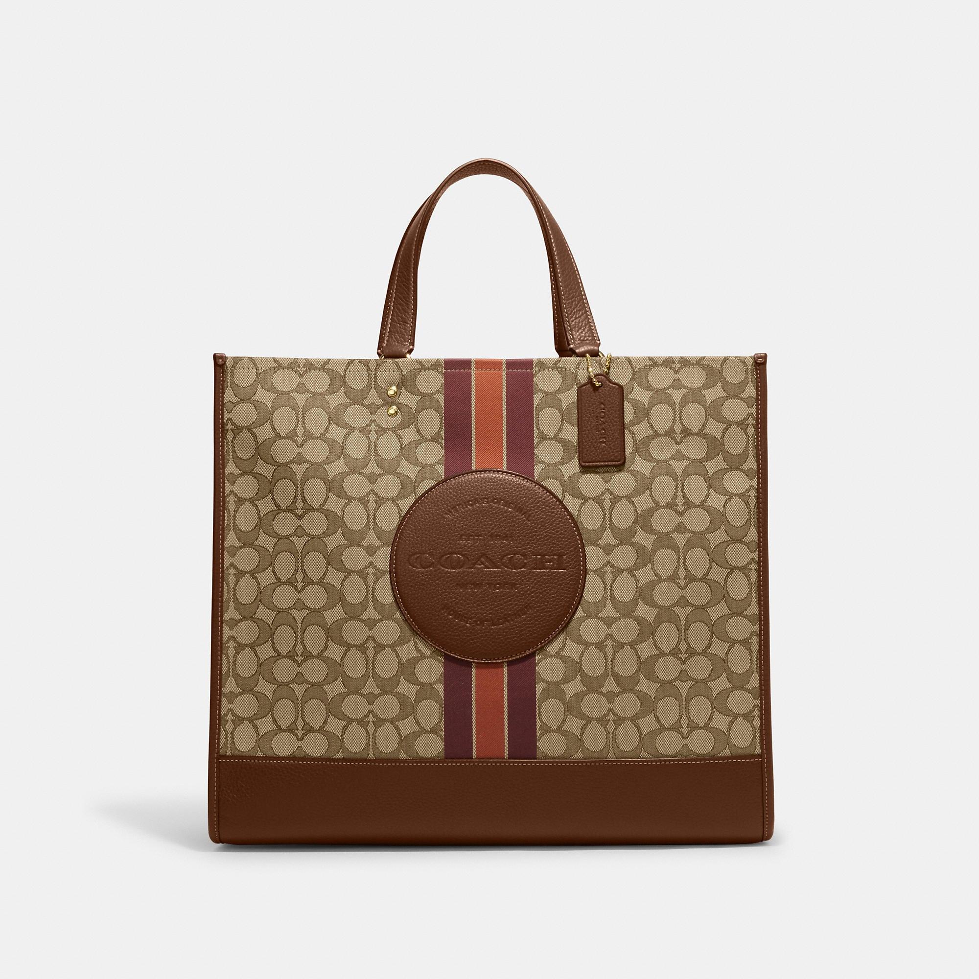 COACH Dempsey Tote 40 in Brown | Lyst COACH Dempsey Tote 40 in Brown | Lyst