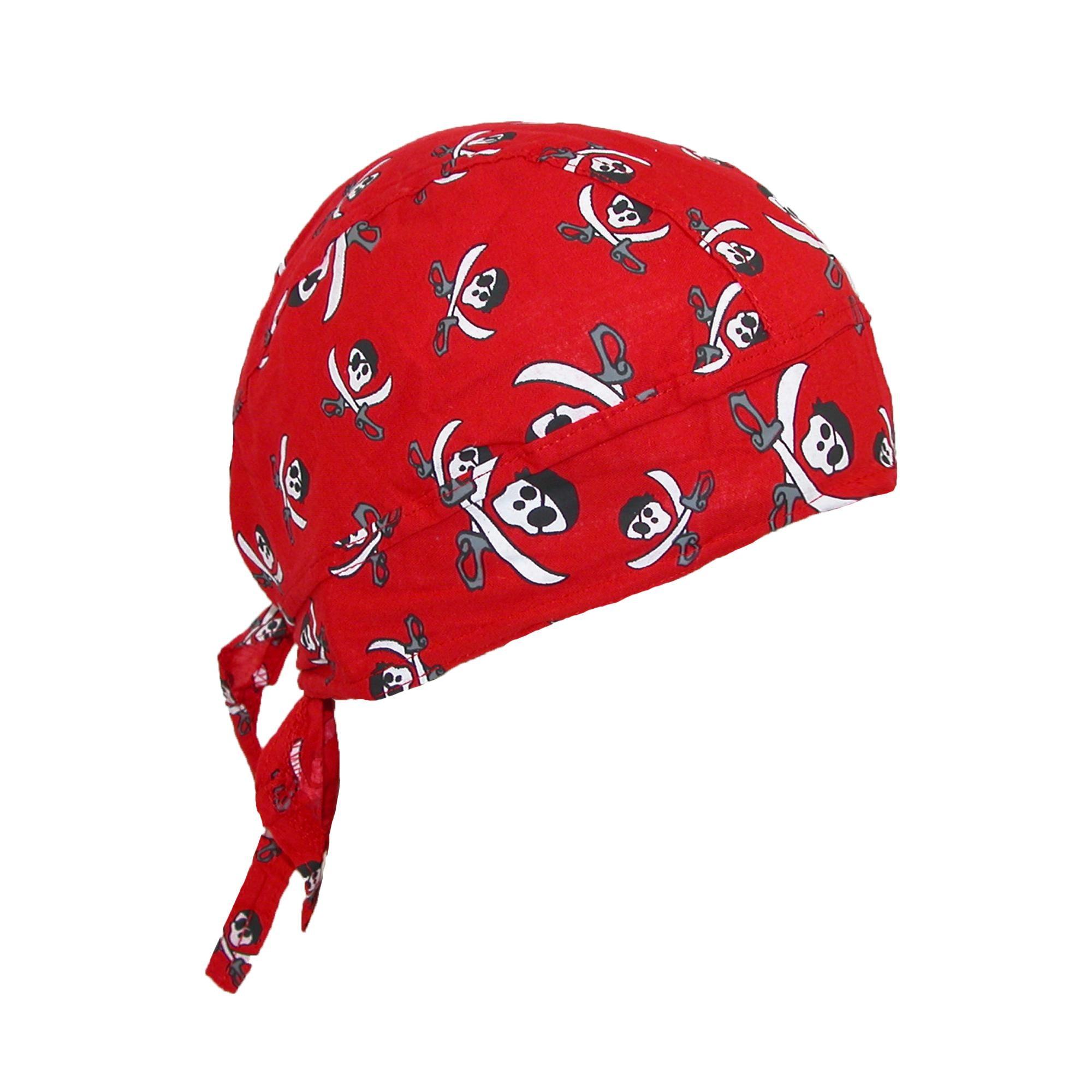CTM Cotton Pirate Crossed Knives Skull Do Rag Cap in Red for Men | Lyst