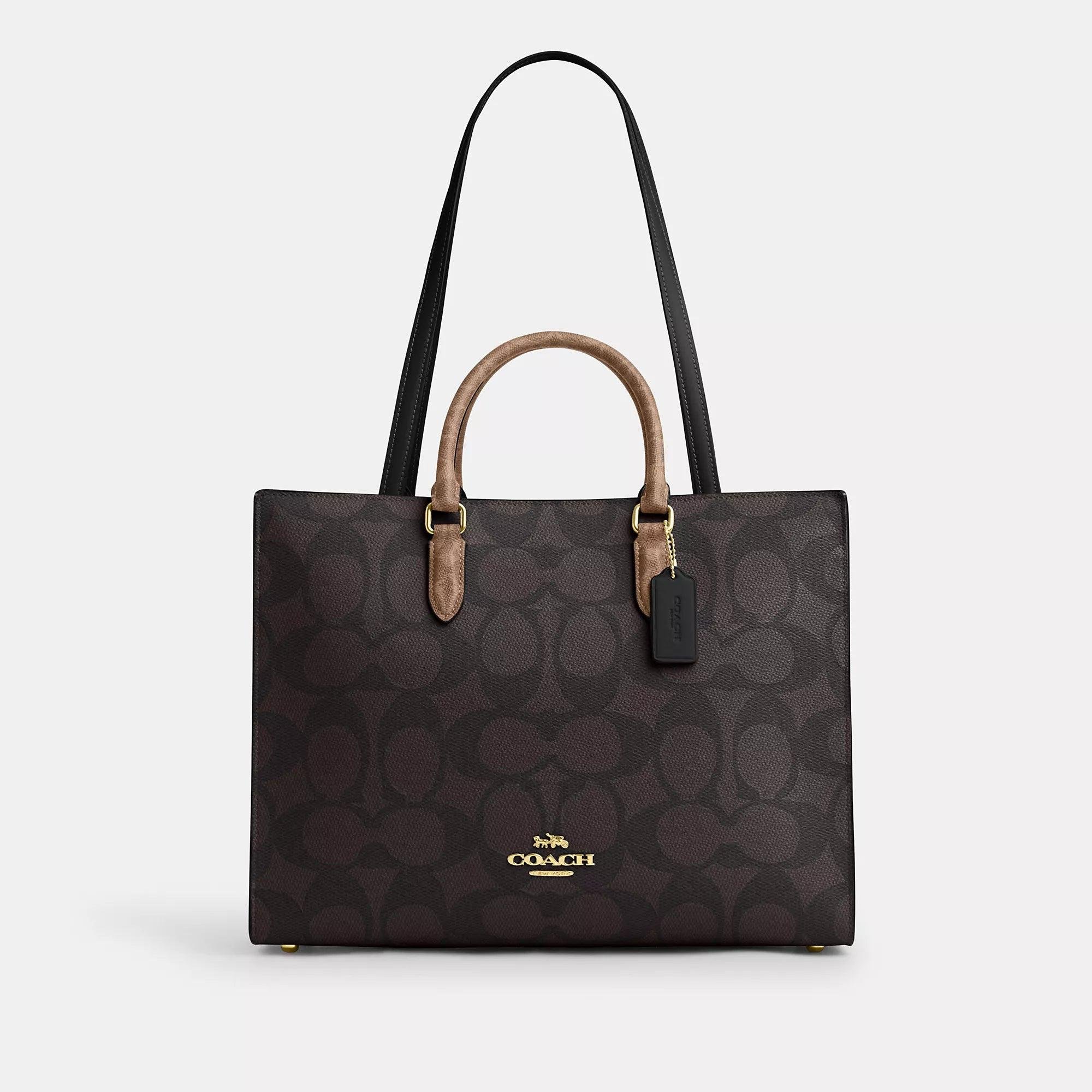 COACH Maggie Tote Bag in Black | Lyst