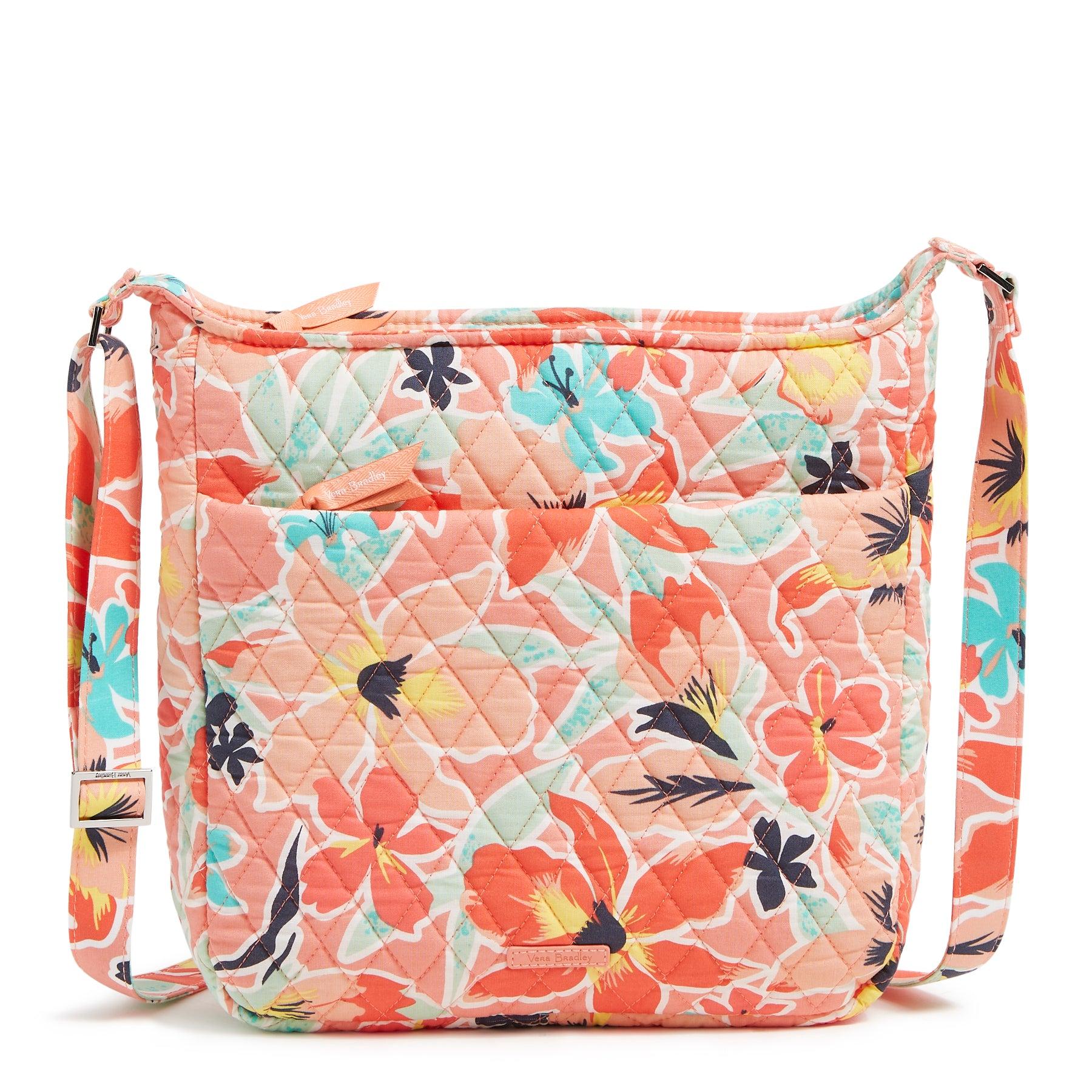 Vera Bradley Xl Crossbody Bag in Pink | Lyst