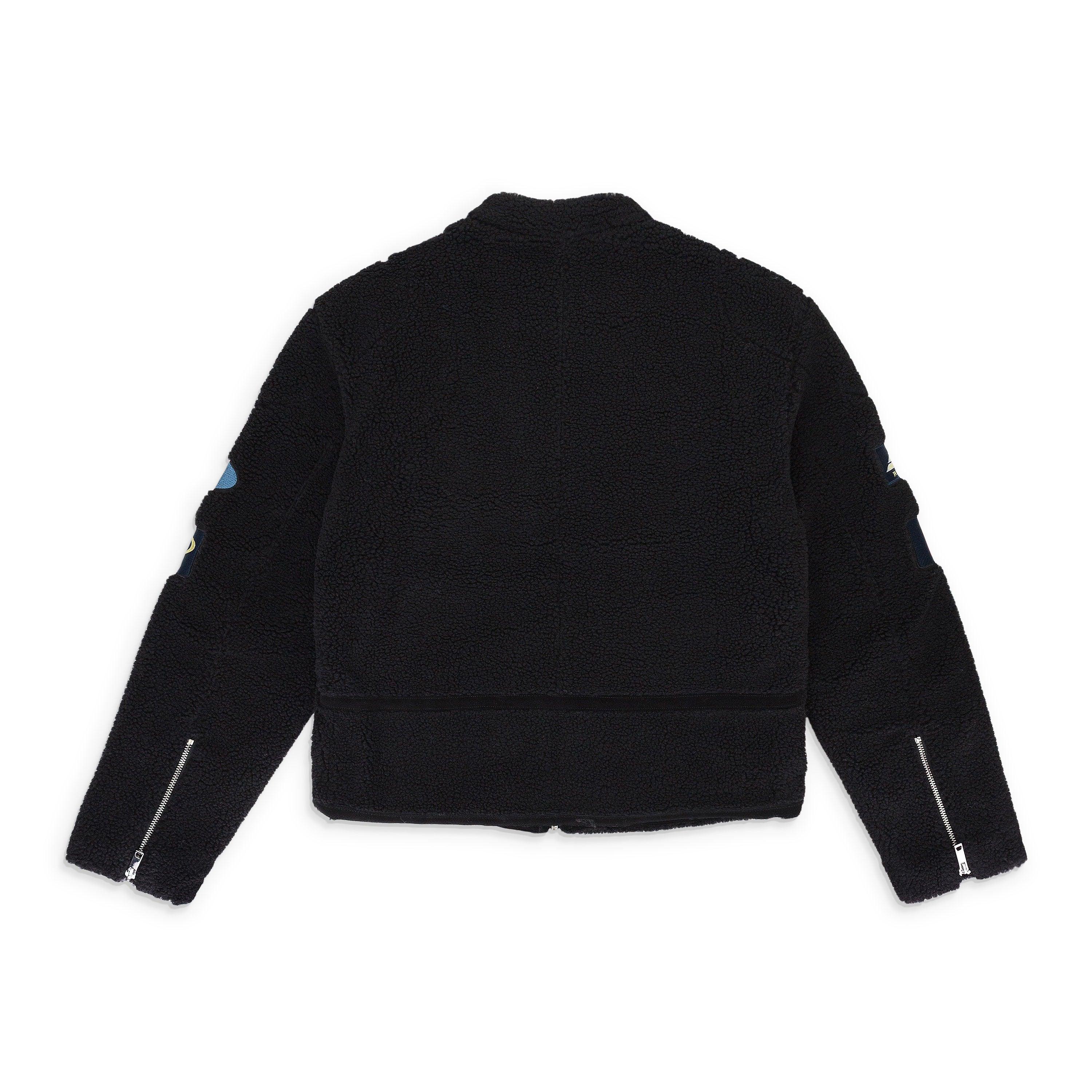 Sp5der Sherpa Moto Field Jacket in Black for Men | Lyst