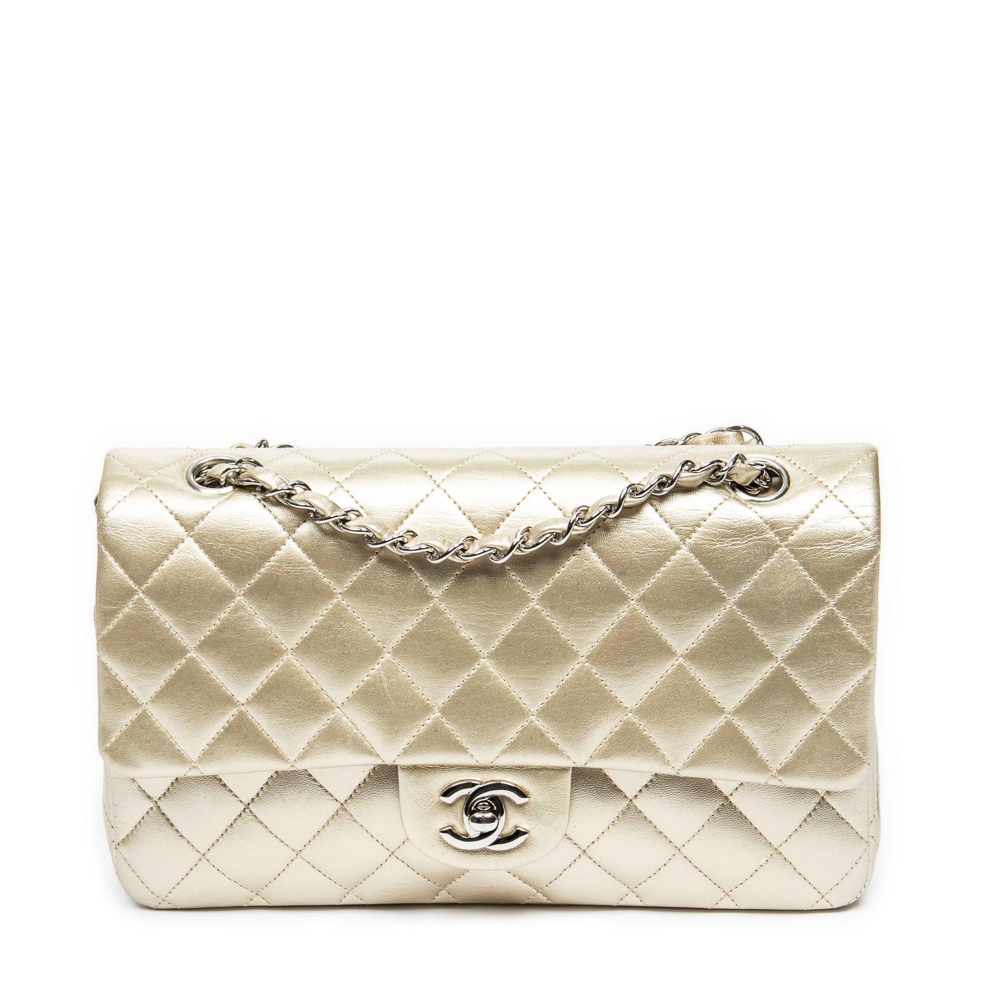 Chanel Classic Double Flap 26 in Metallic | Lyst