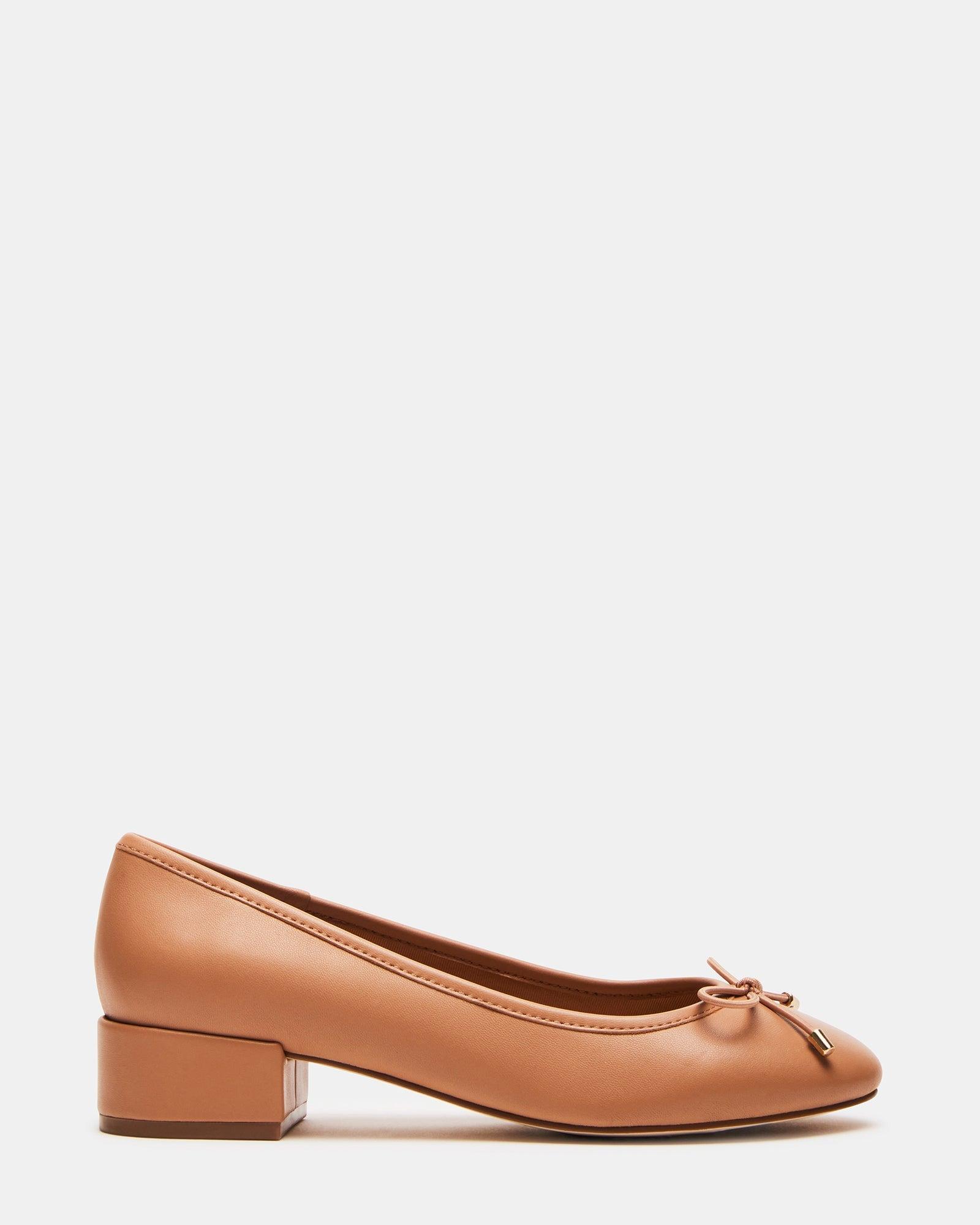 Steve Madden Cherish Tan Leather in Brown | Lyst